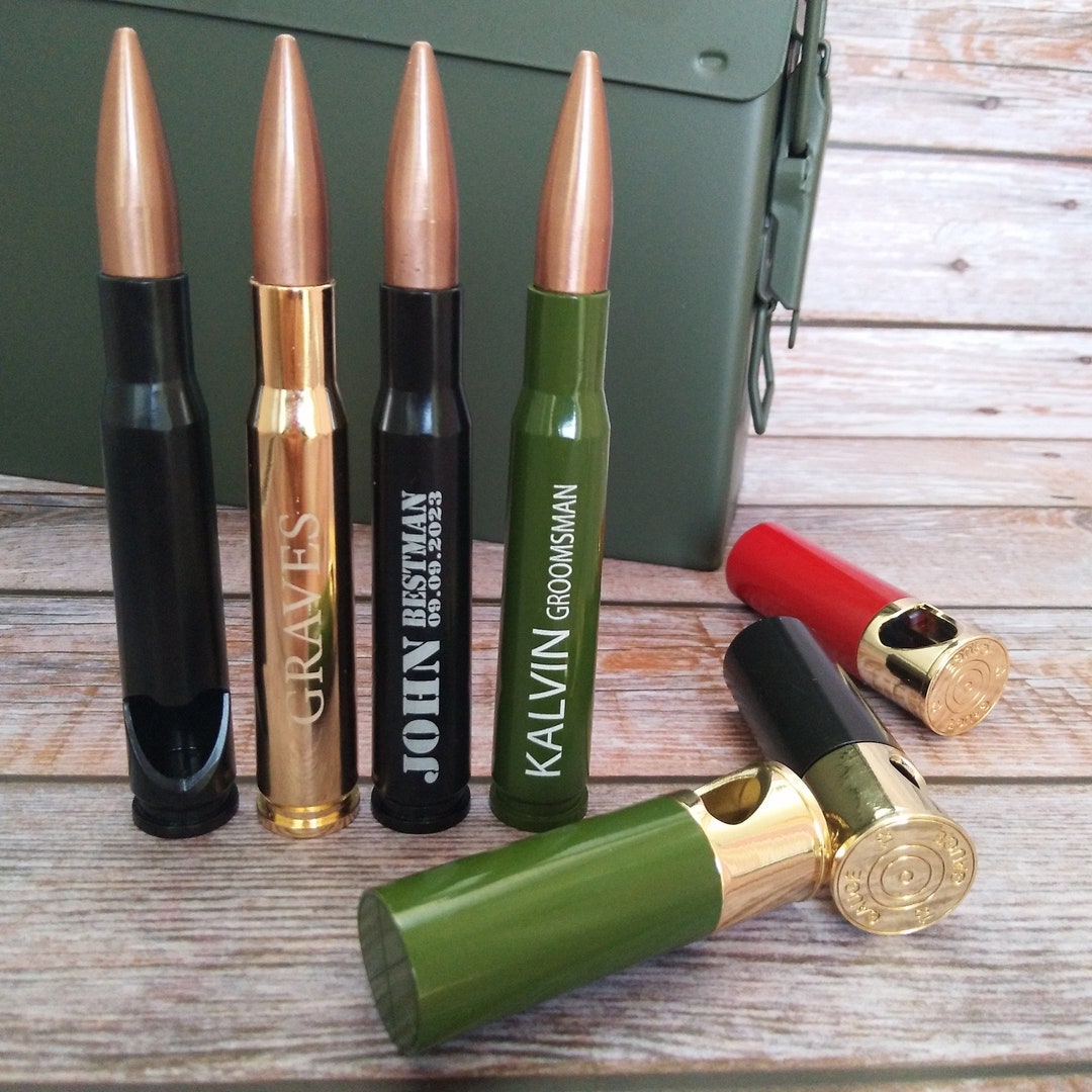 Groomsmen Gifts Custom Bottle Opener Bullet 50 Caliber | Personalized ...