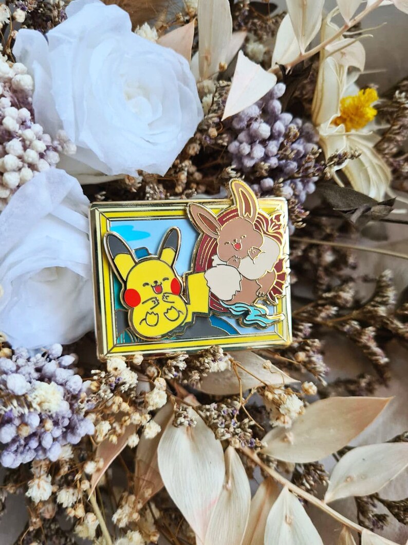 PIKACHU POKEMON EEVEE Custom Enamel Pin Pins Pin Badge - Etsy