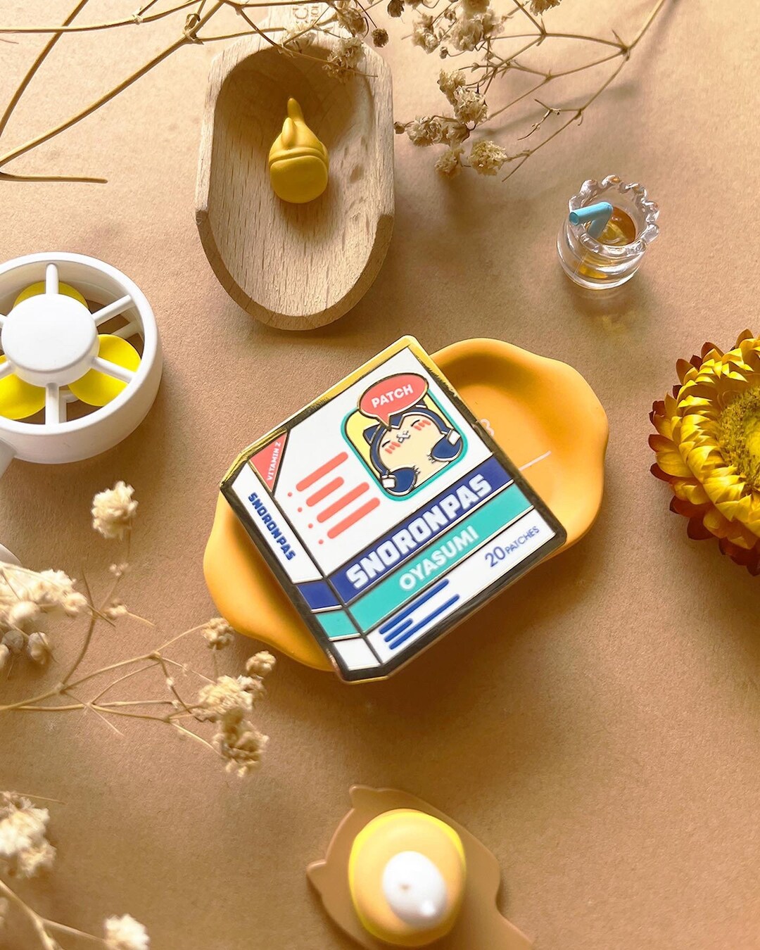 Asian Medication Snoronpas Enamel Pin - Etsy