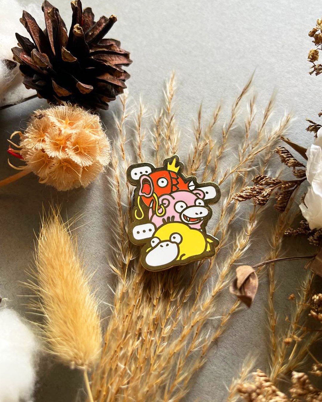 My Kind of Starter Pokémon Slowpoke , Magikarp , Psyduck Enamel Pin - Etsy