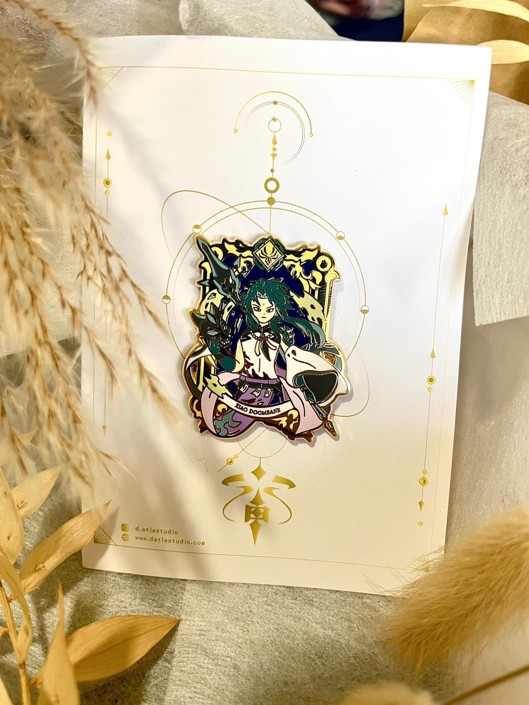 Genshin Impact Xiao Character Enamel Pin - Etsy