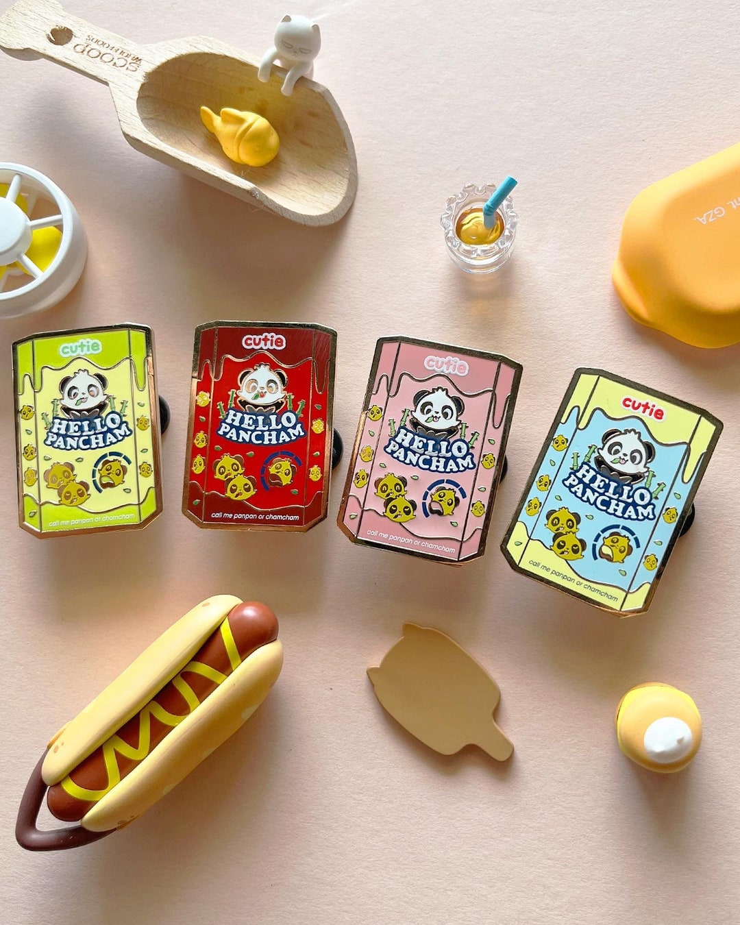 Mama Shop Hello Pancham Enamel Pin - Etsy