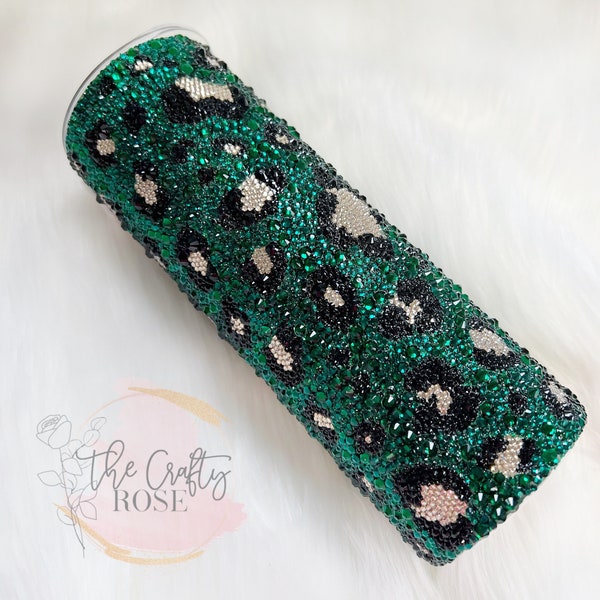 Rhinestone Leopard - Etsy