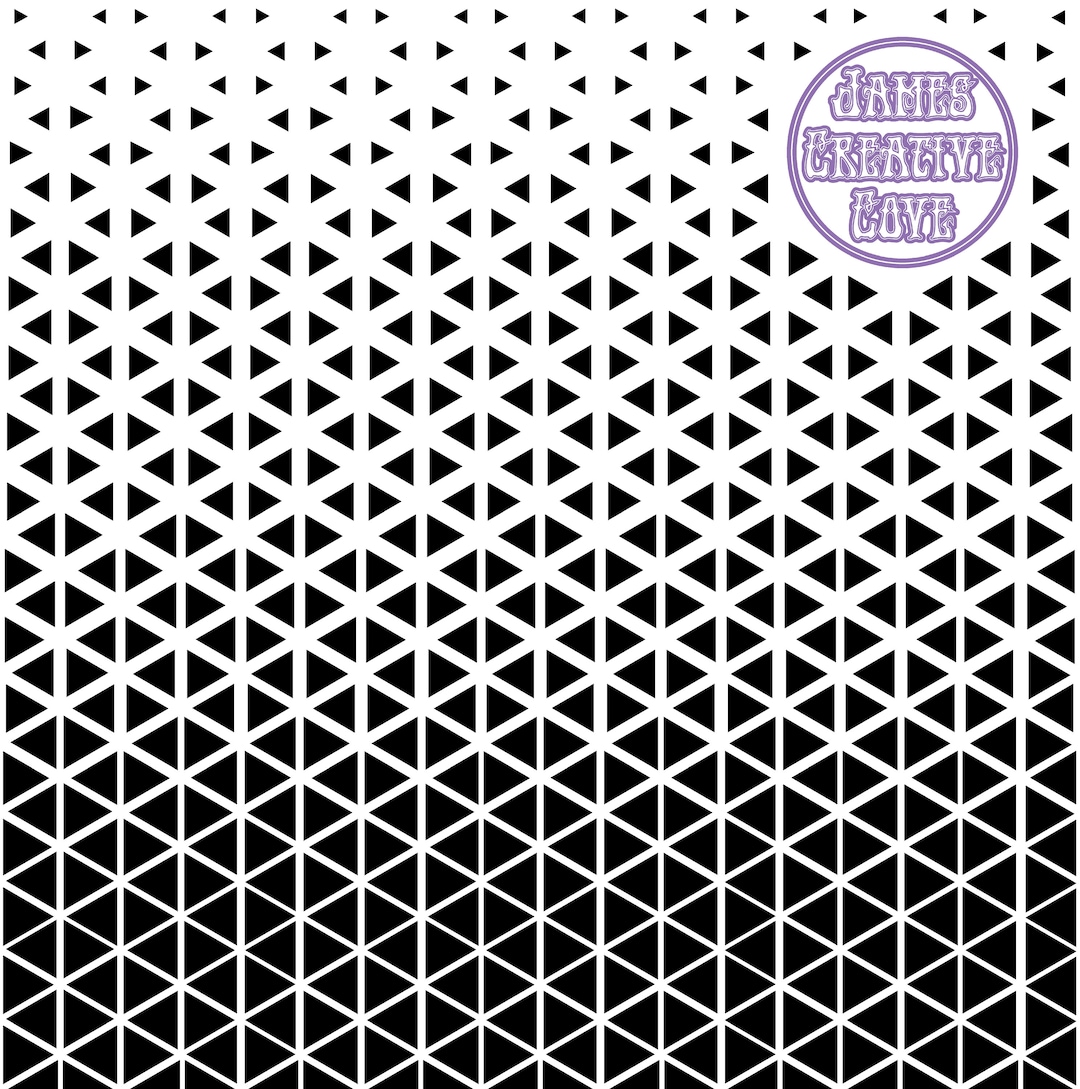 Black Geometric Pattern Vector - Etsy