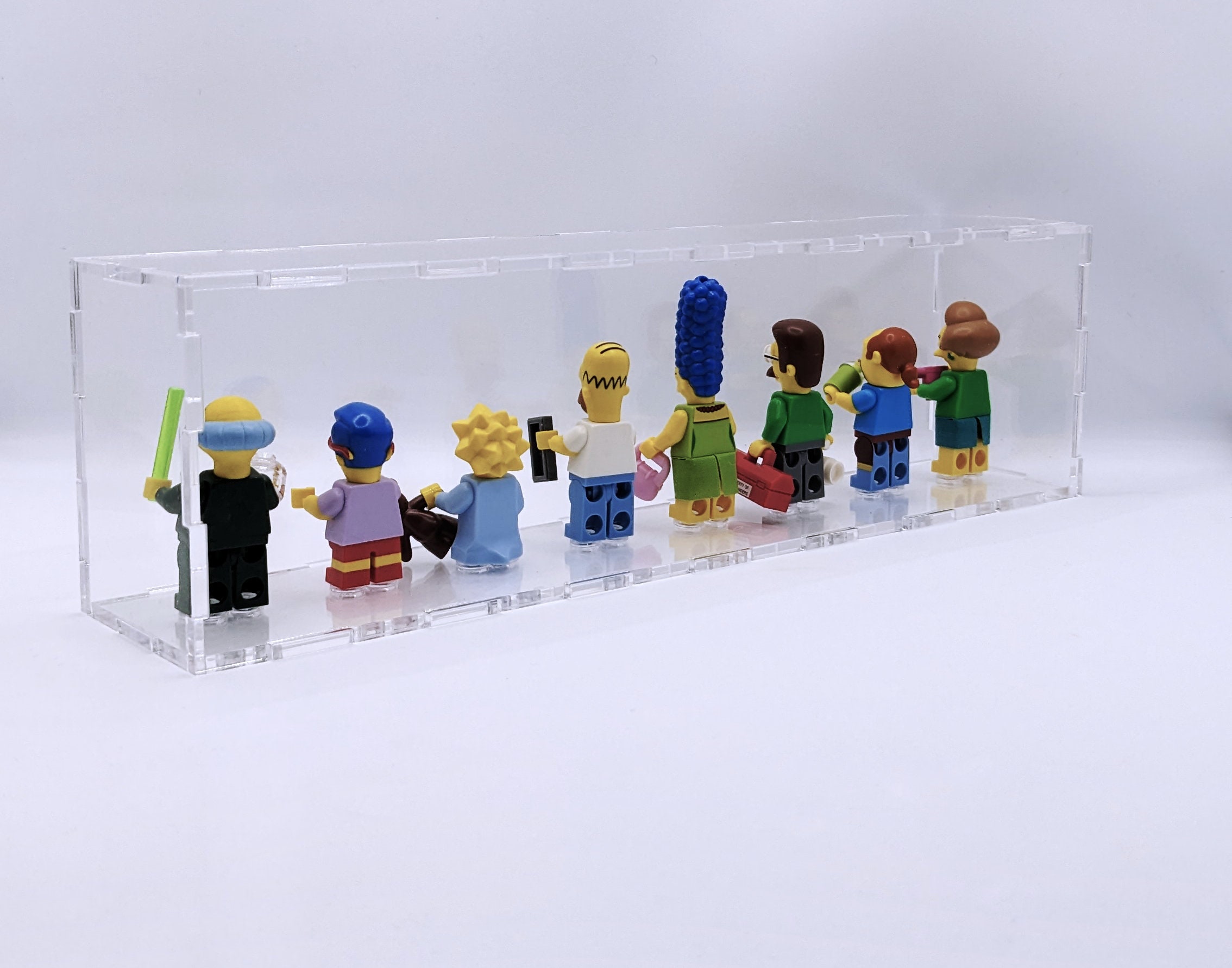 LEGO MINIFIGURE Box for 8 Toys Modern Clear CASE Organizer Perfect for ...