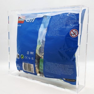 Acrylic Display Case for Lego® Polybags - Modern Clear CASE Organizer ...