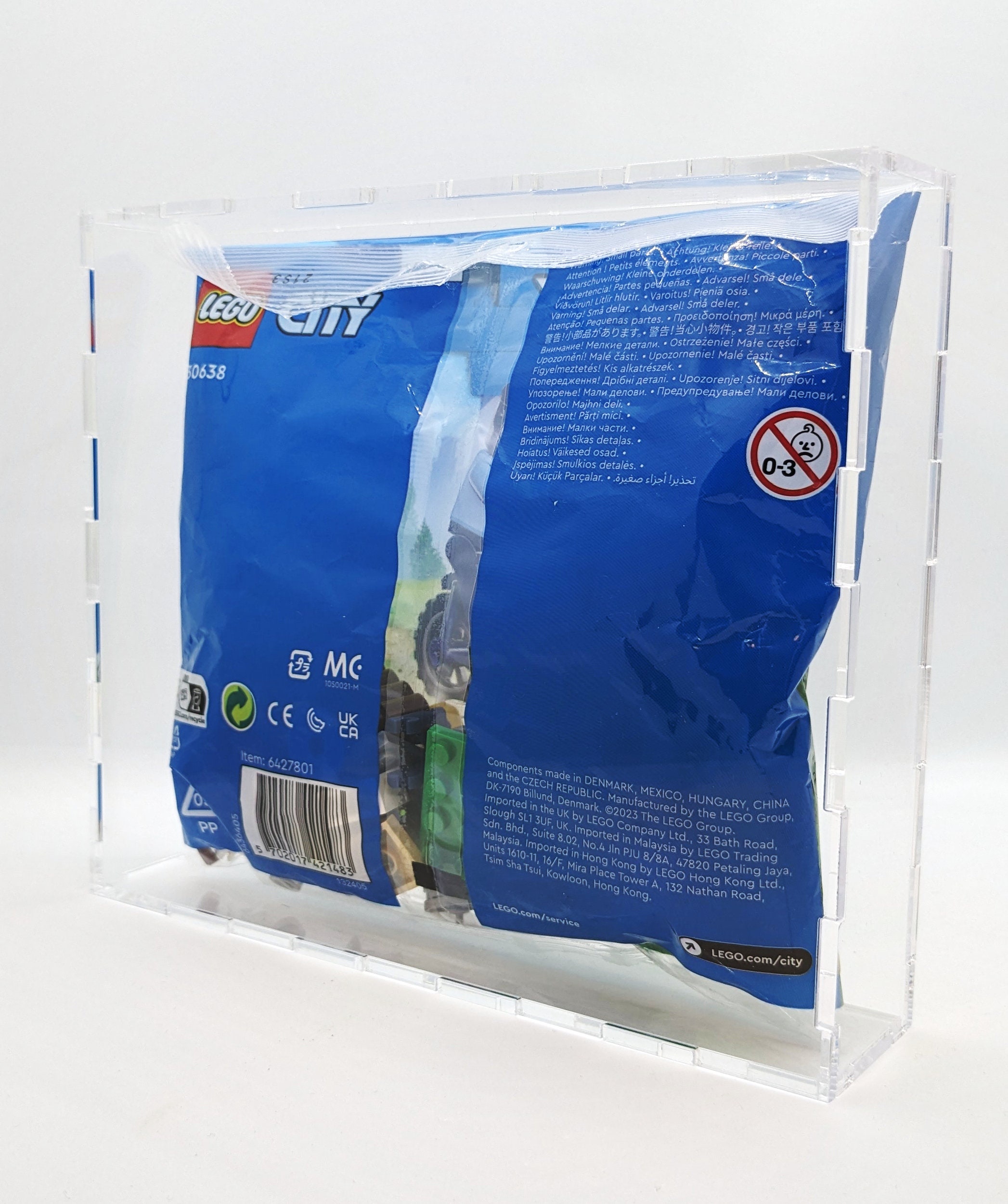 Acrylic Display Case for Lego® Polybags - Modern Clear CASE Organizer ...