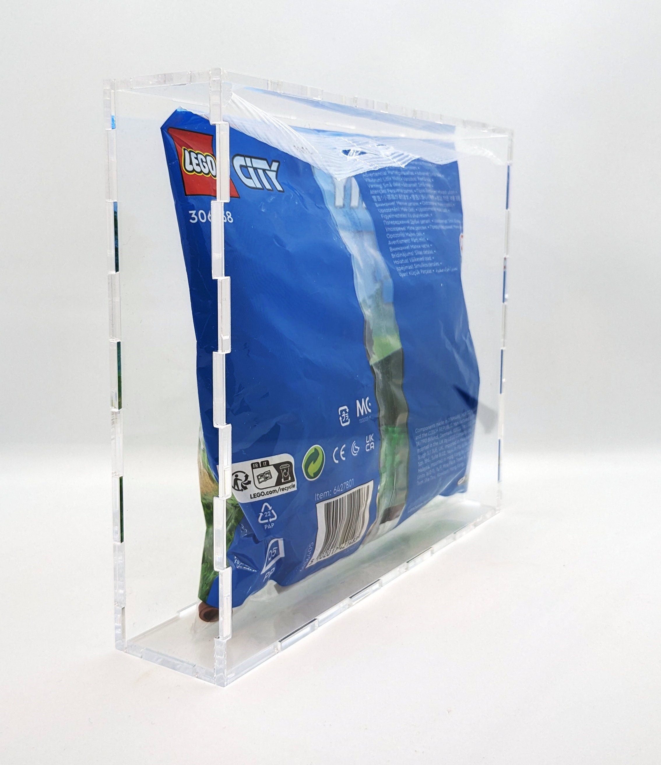 Acrylic Display Case for Lego® Polybags - Modern Clear CASE Organizer ...