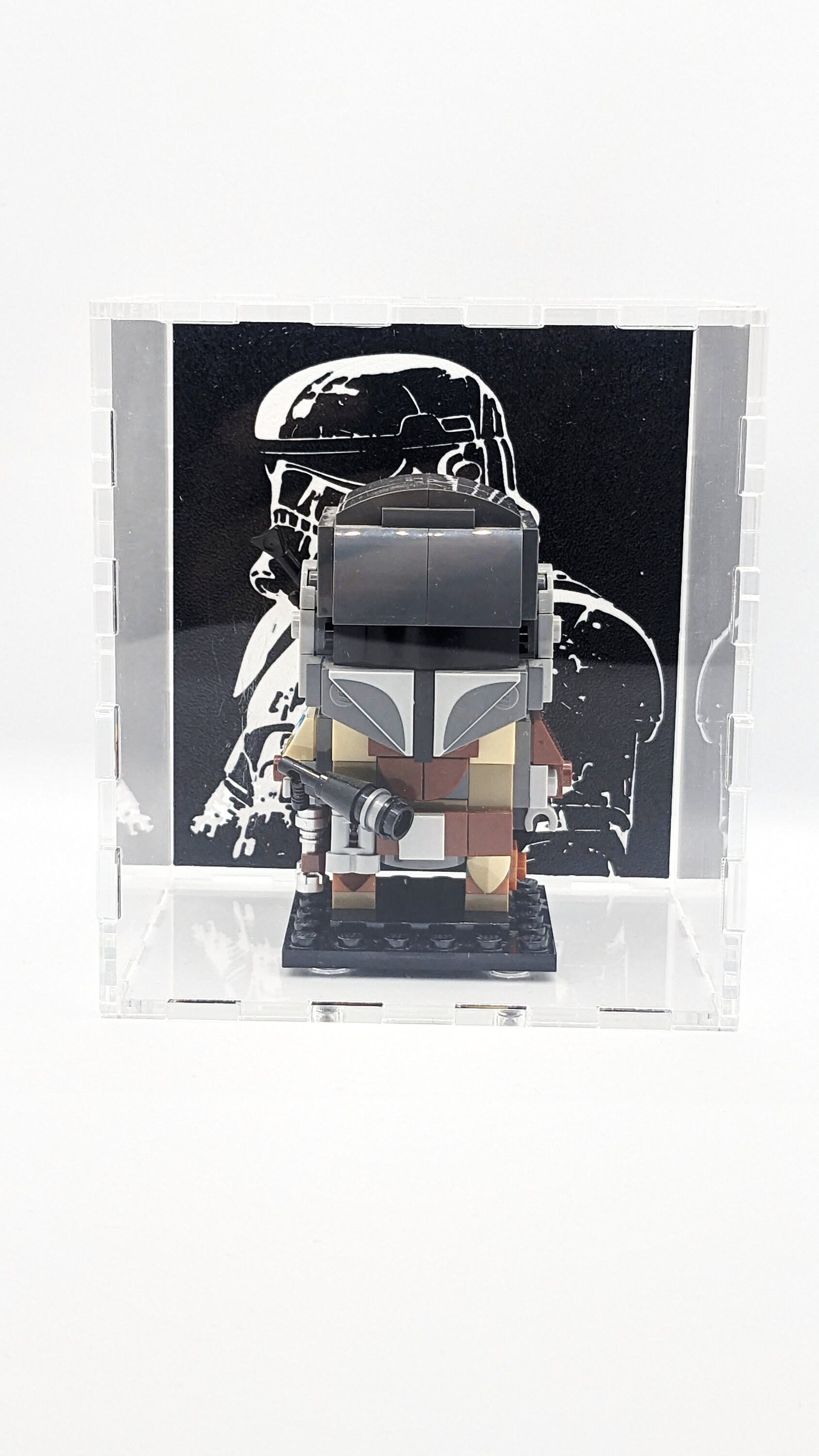 LEGO Brickheadz Box With 3D Background, LEGO Display Box for 1 ...