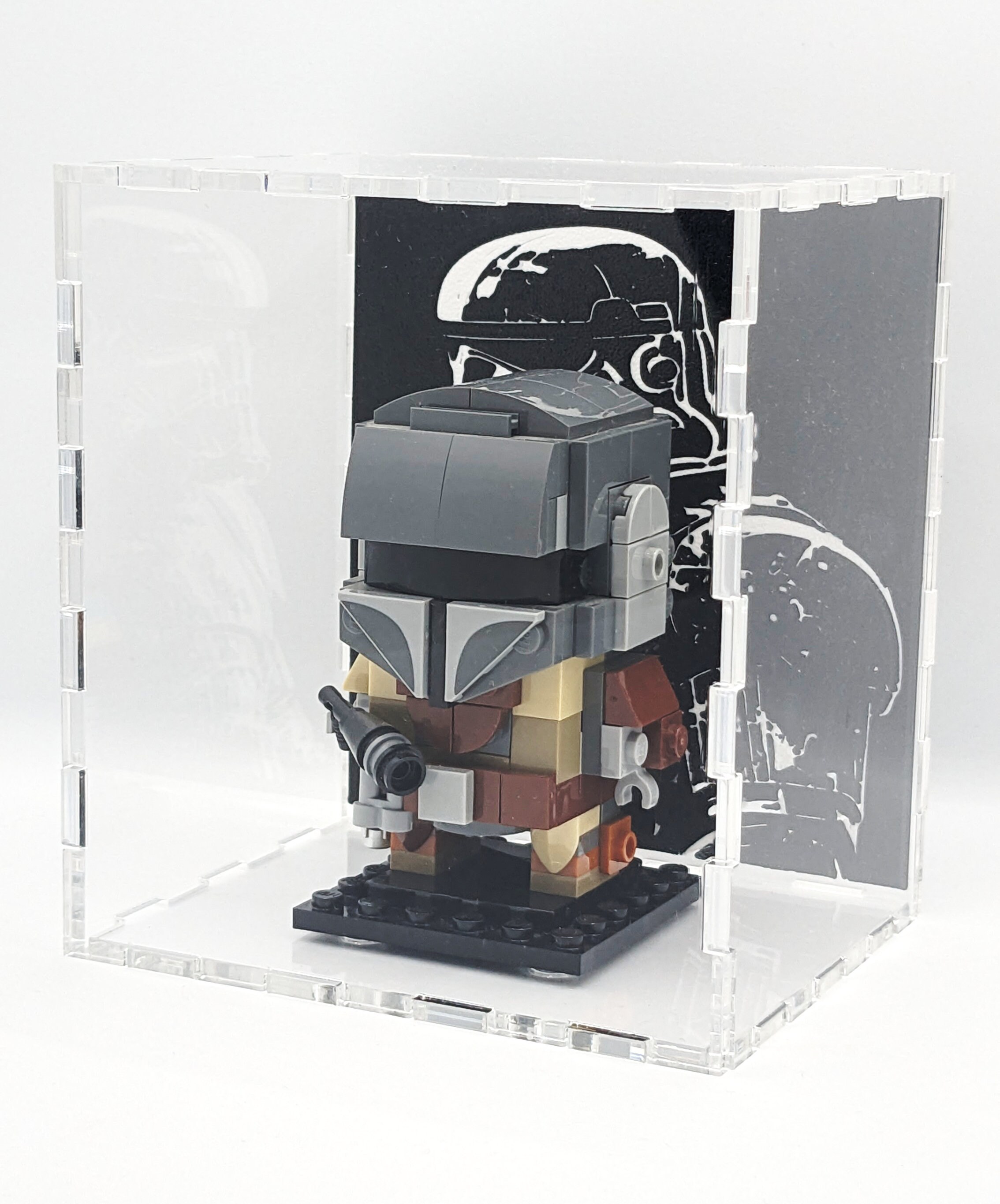 LEGO Brickheadz Box With 3D Background, LEGO Display Box for 1 ...
