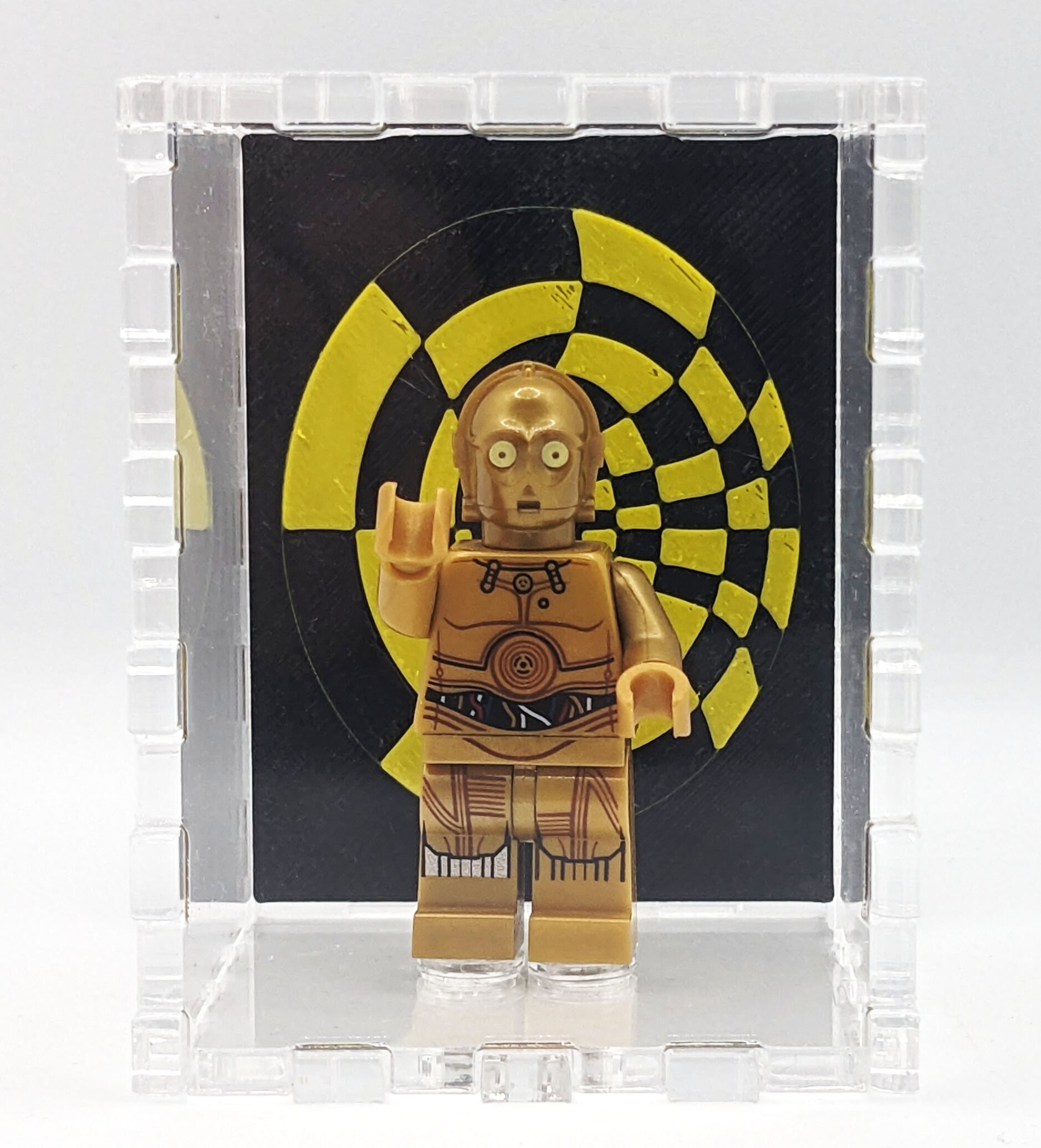LEGO Minifigure Box With 3D Background, Display Box for Minifigs - Etsy