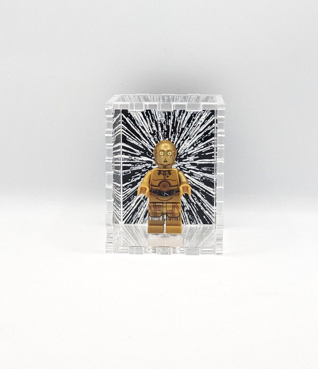 LEGO Minifigure Box With 3D Background, Display Box for Minifigs - Etsy