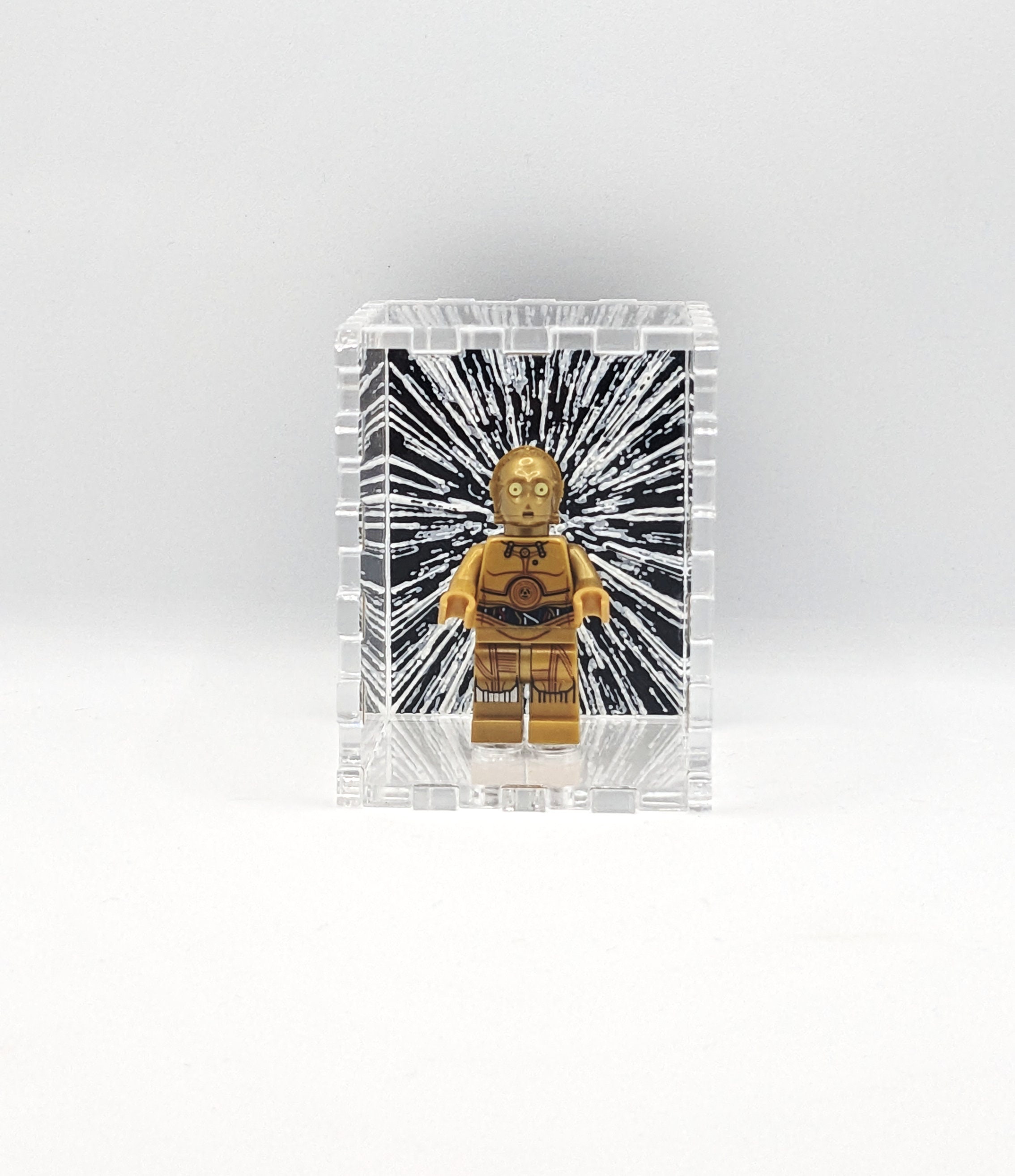 LEGO Minifigure Box With 3D Background, Display Box for Minifigs - Etsy