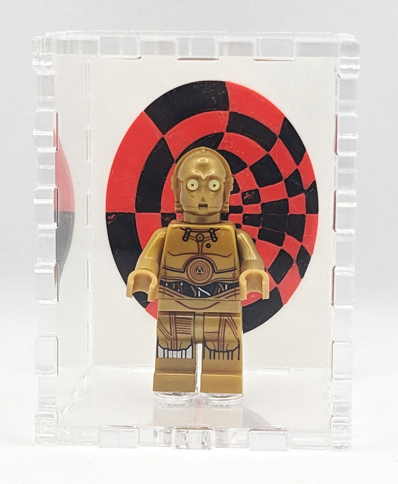 LEGO Minifigure Box With 3D Background, Display Box for Minifigs - Etsy