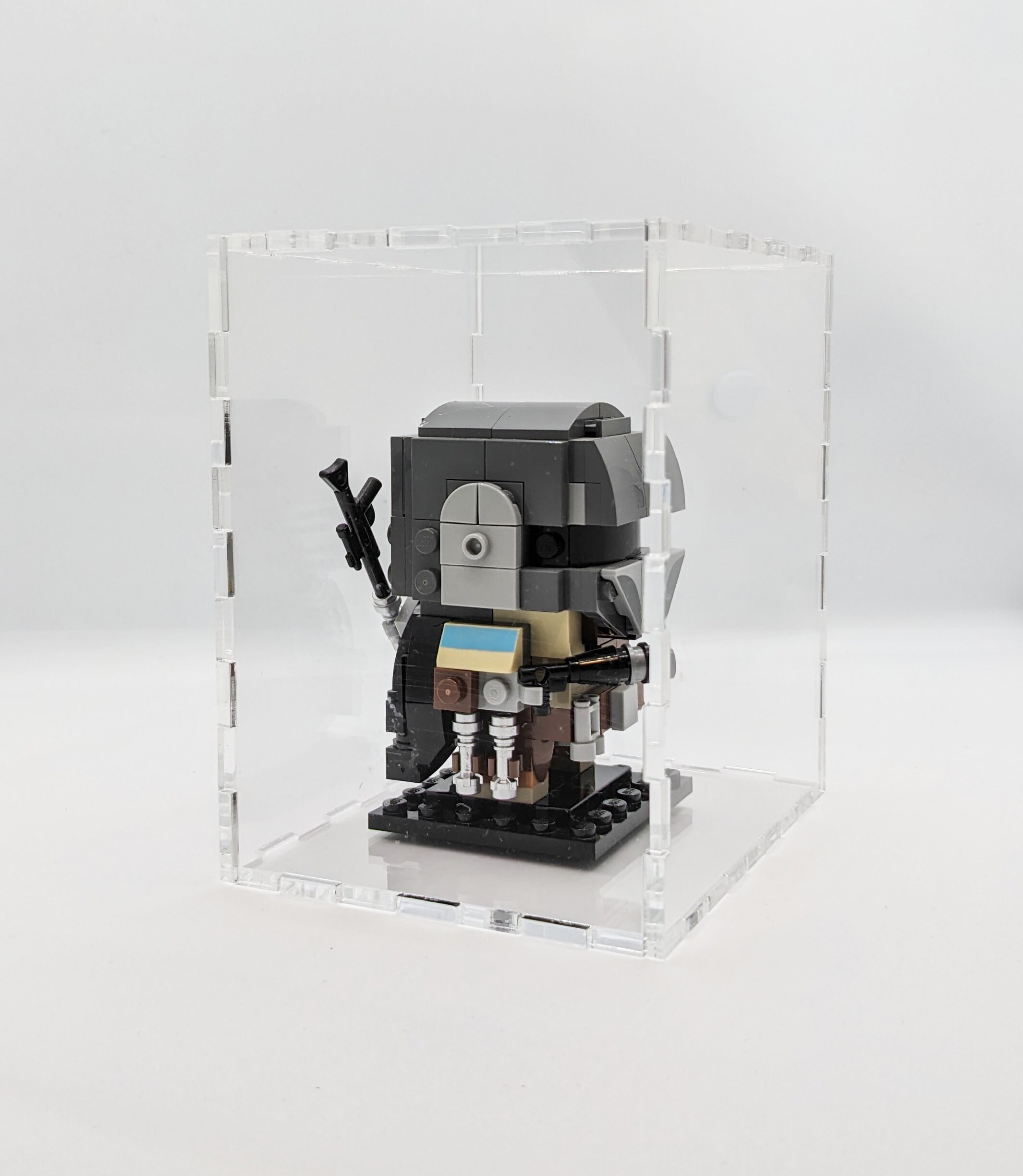 Organize and Showcase Lego DISPLAY BOX BRICKHEADZ Protect Figures From ...