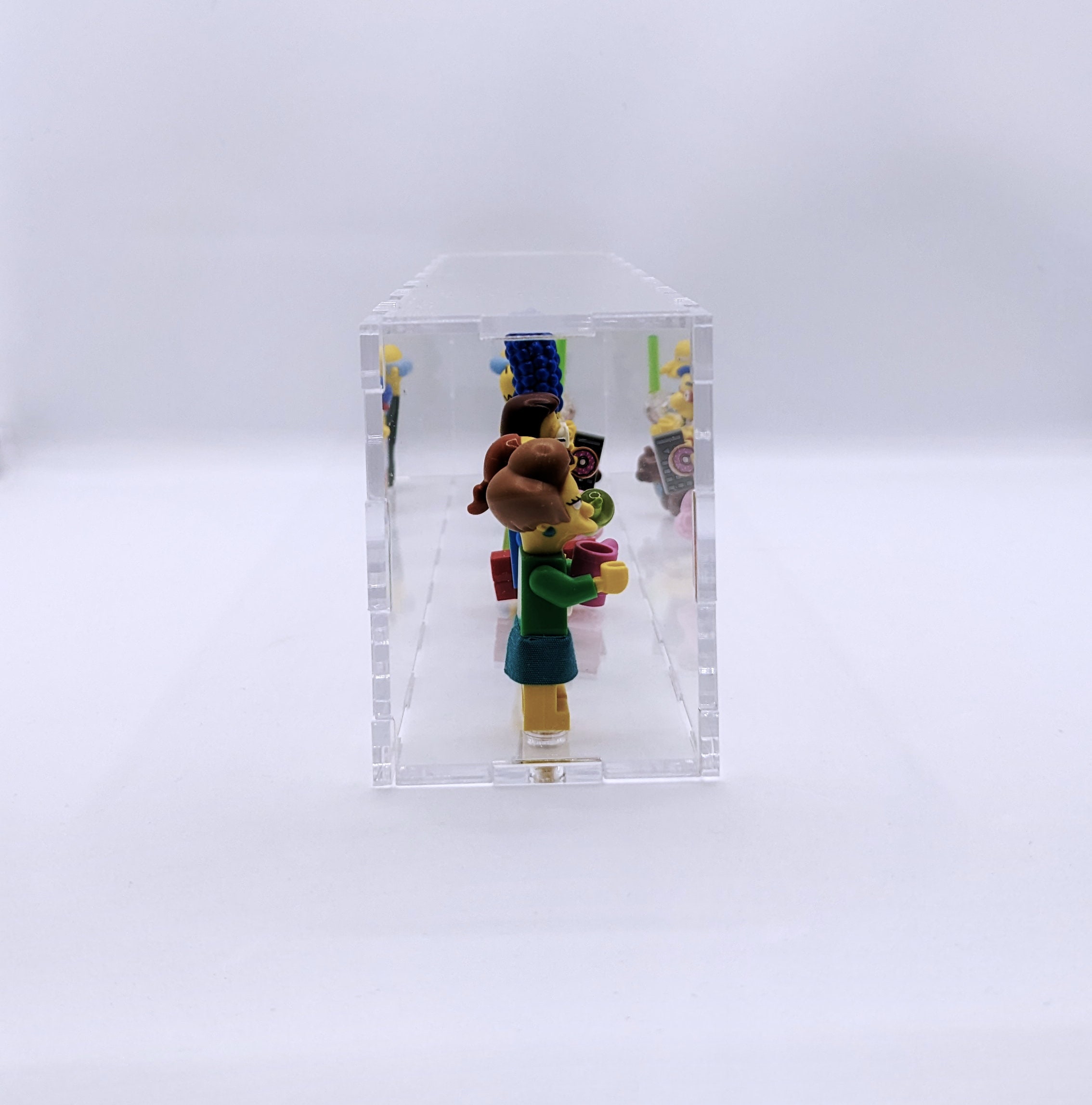 LEGO MINIFIGURE Box for 8 Toys Modern Clear CASE Organizer Perfect for ...