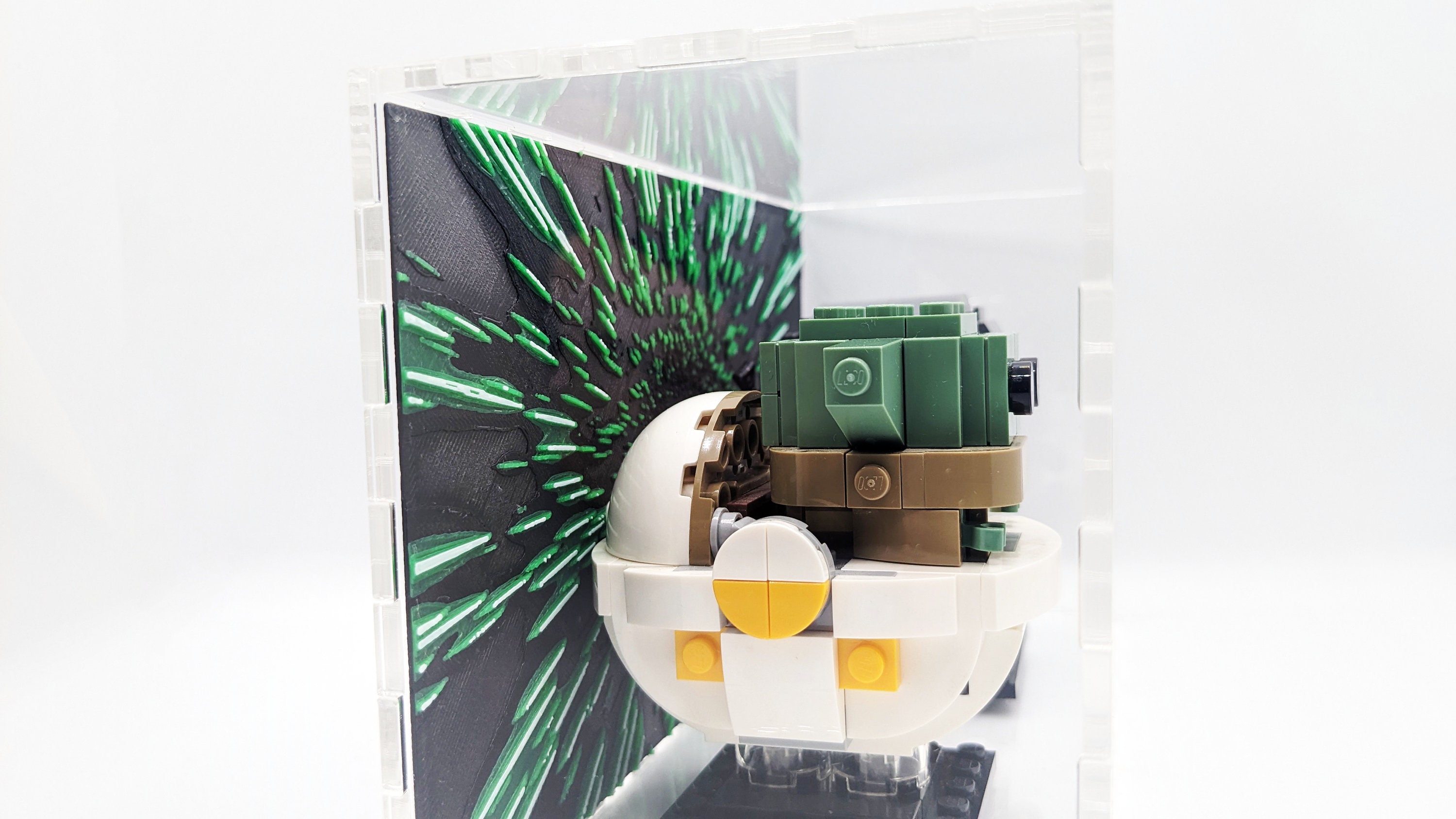 LEGO Brickheadz Box With 3D Background, LEGO Display Box for 2 ...