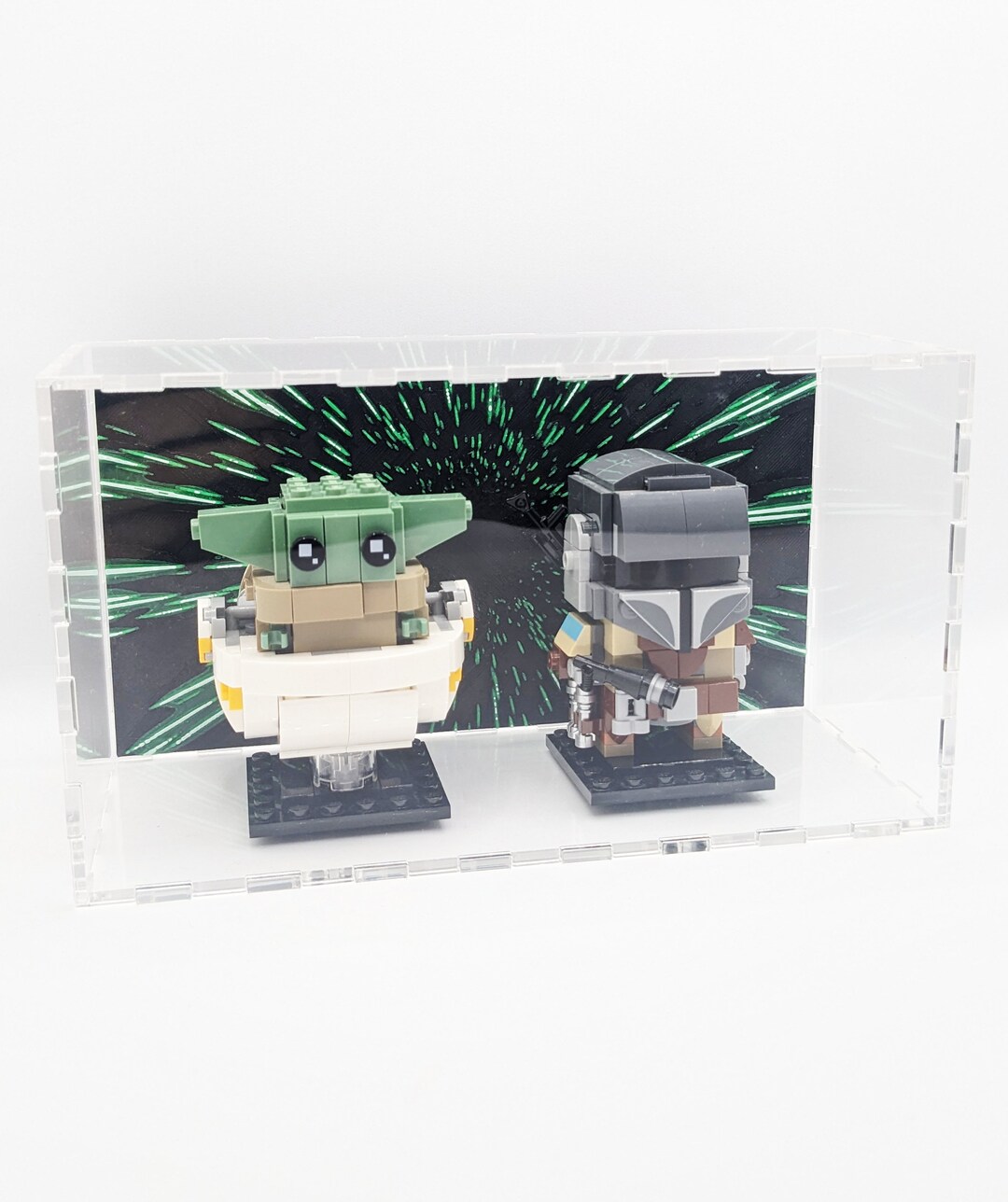 LEGO Brickheadz Box With 3D Background, LEGO Display Box for 2 ...