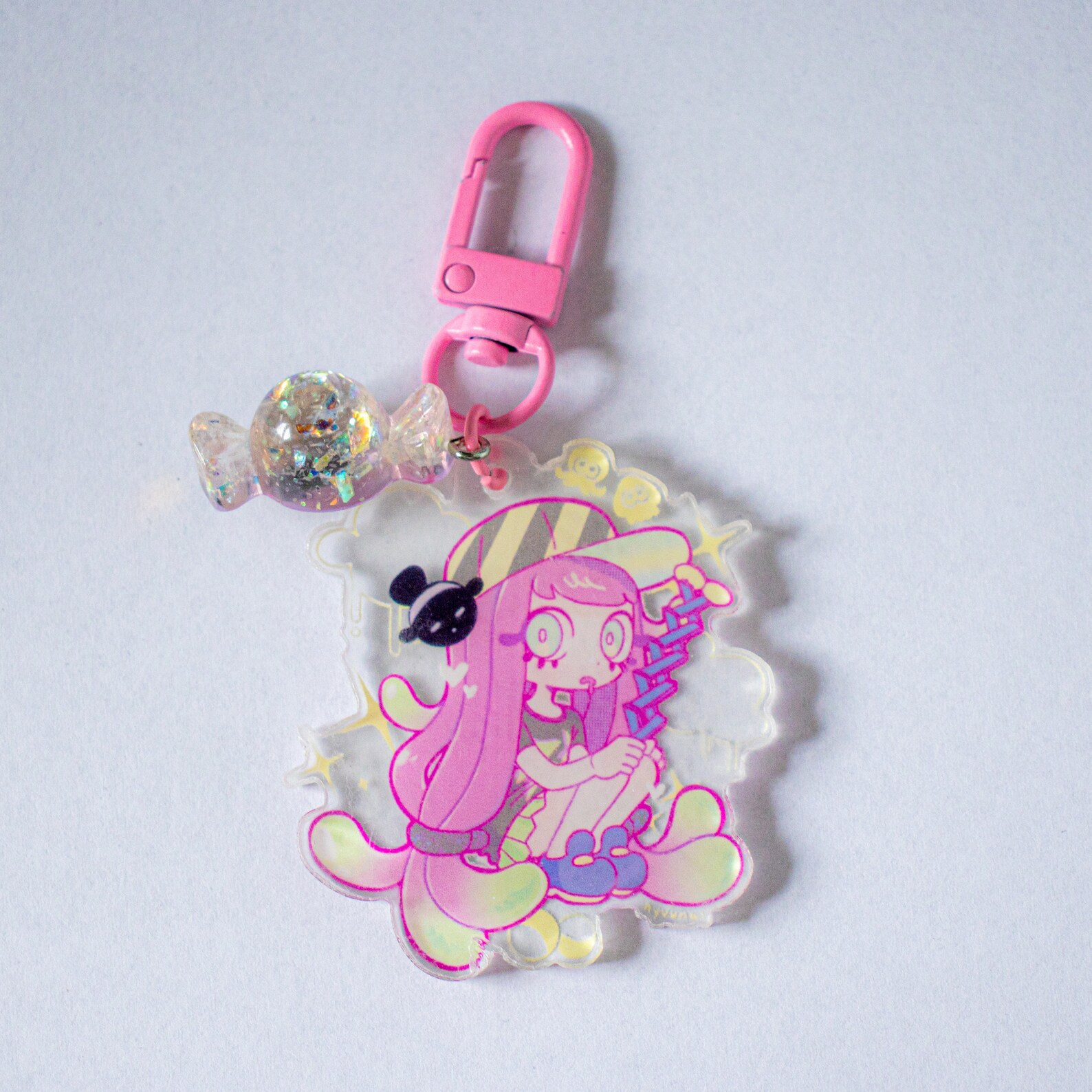 Splatoon 3 Harmony Paruko Keychain Acrylic Charm Acrylic Keychain - Etsy