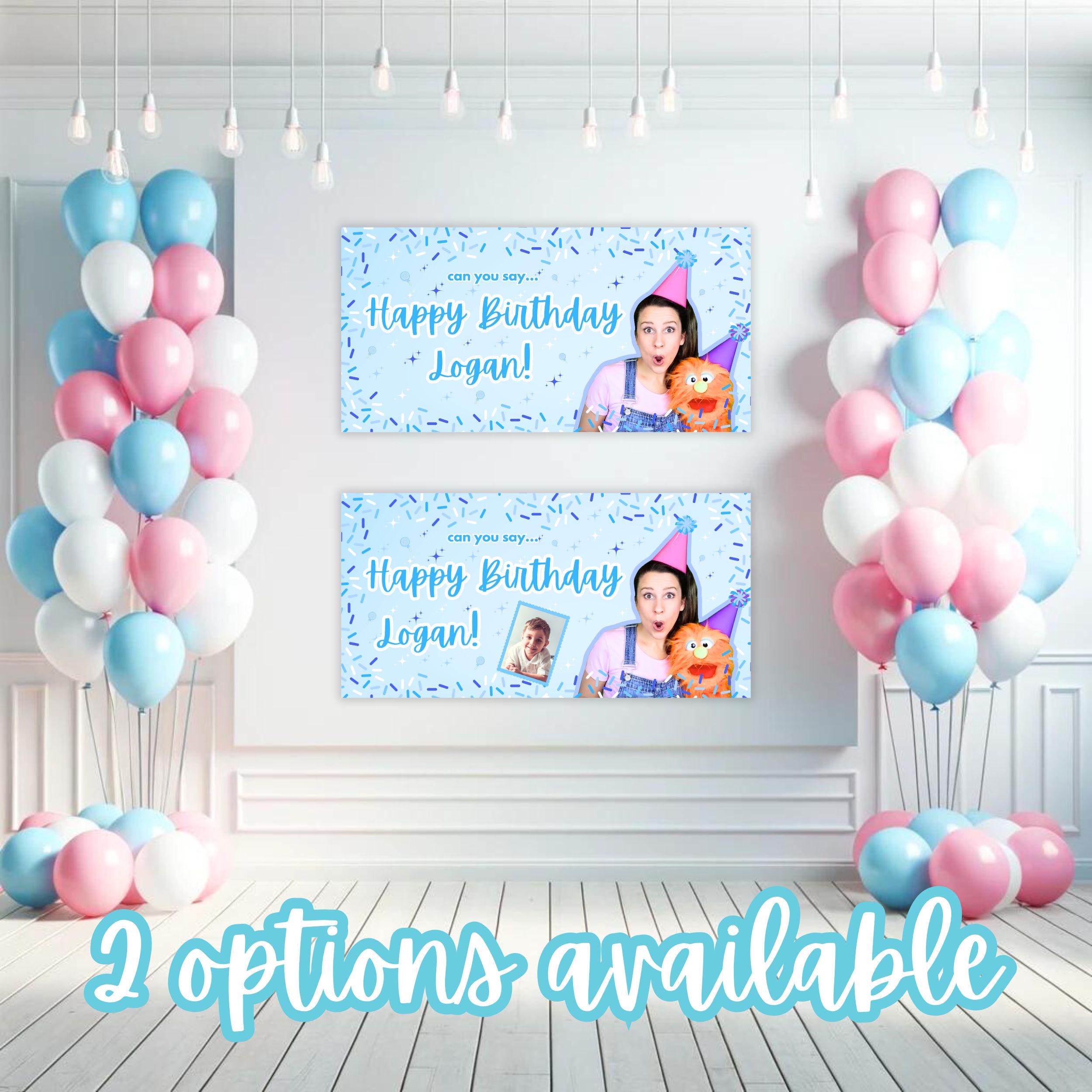 Blue Ms Rachel Banner, Ms Rachel Boy Birthday Party Decorations, Ms ...