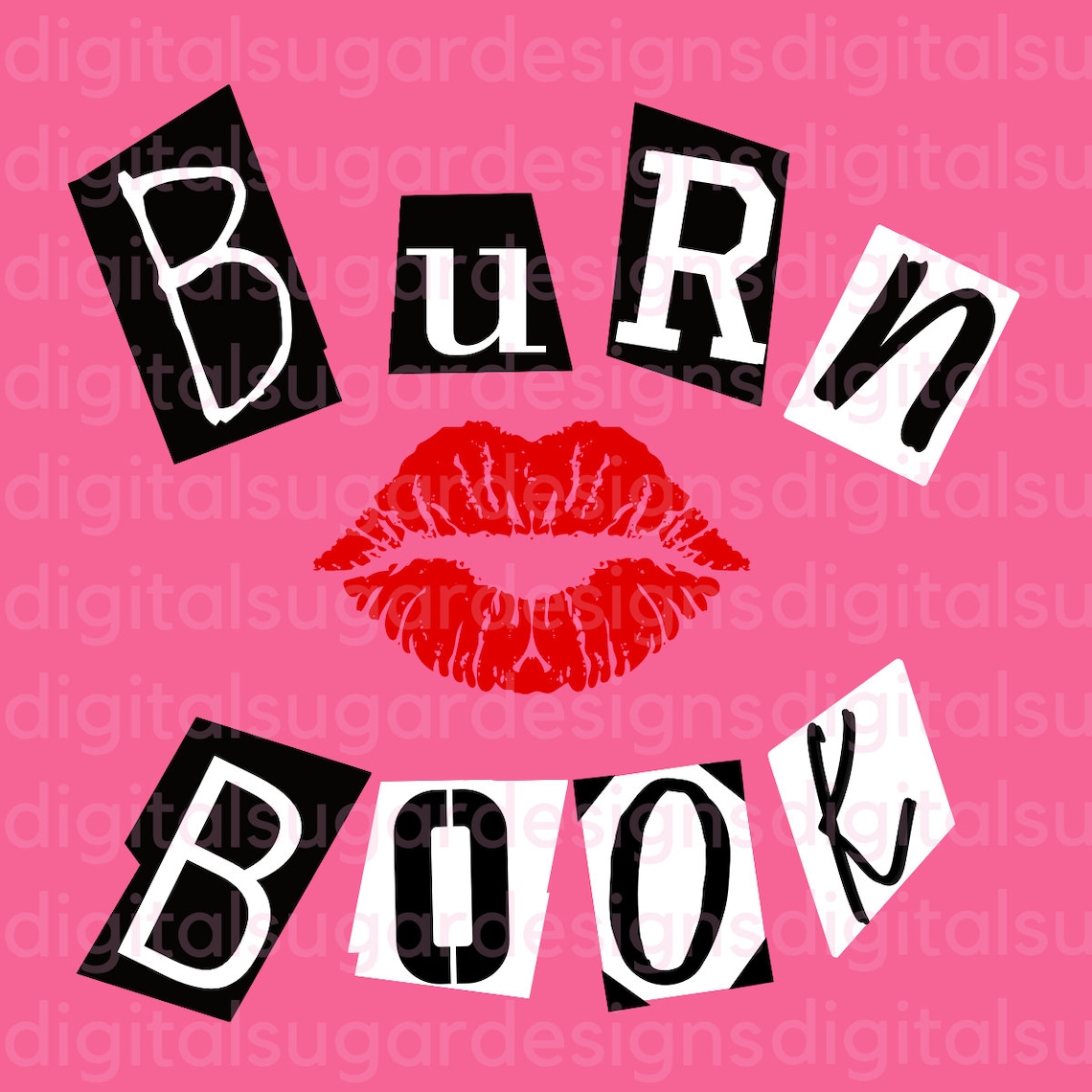 Burn Book PNG Mean Girls Bachelorette Party Digital File - Etsy
