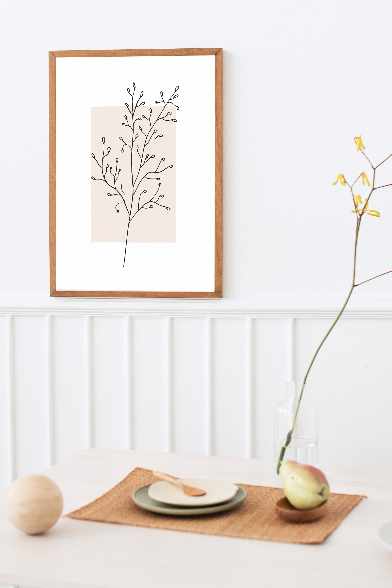 Set of 3 Flower Line Art | minimalist Line Art | Flower Drawing ...