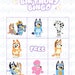 Blue Dog Bingo Birthday Game, Blue Birthday Bingo, Instant Download ...
