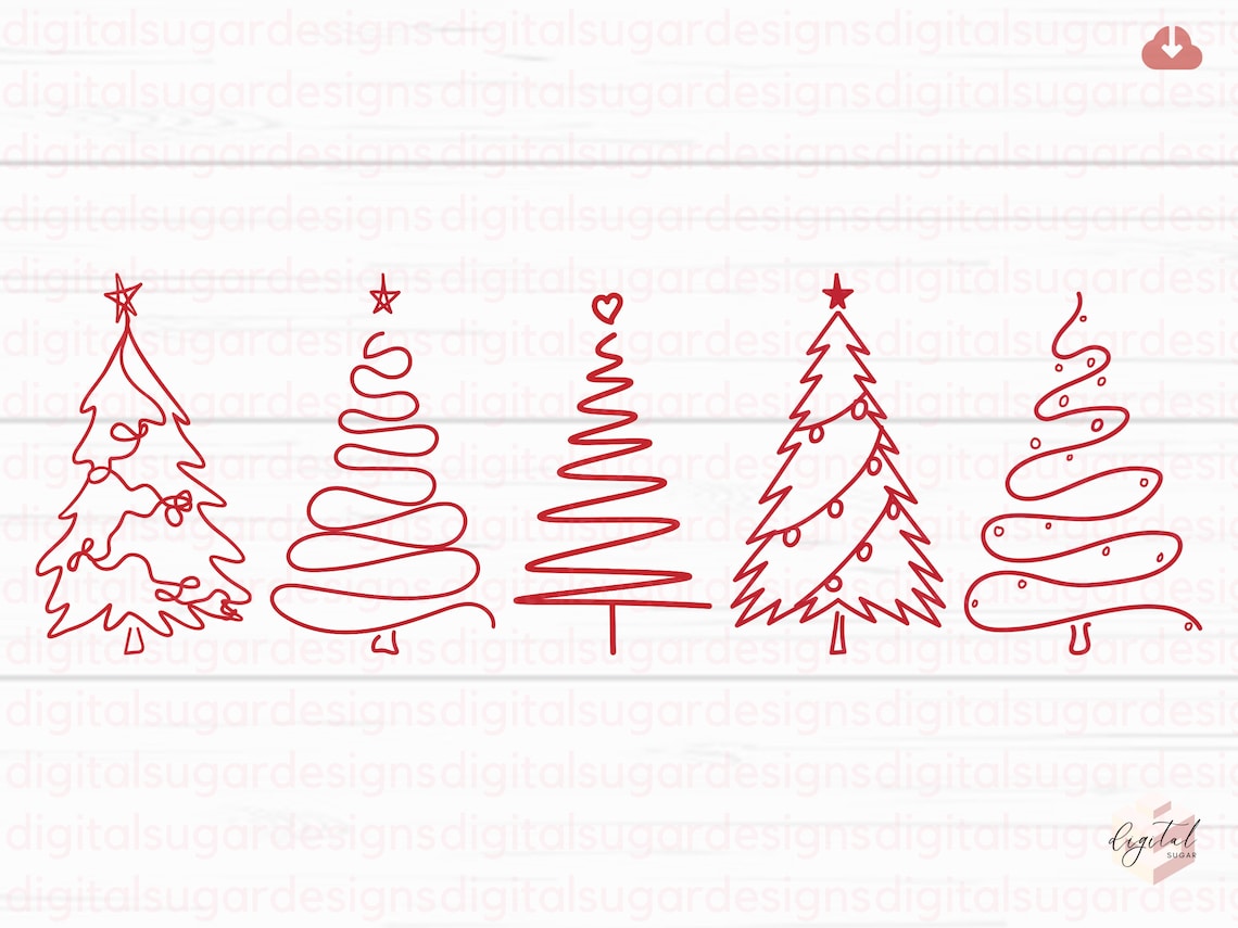 Christmas Tree SVG Bundle, Christmas SVG, Christmas Tree Svg, Christmas ...