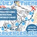 Blue Dog Scavenger Hunt Game Bundle for Kids, Birthday Party Favor ...