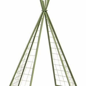 Modern Garden Tipi Trellis - Etsy