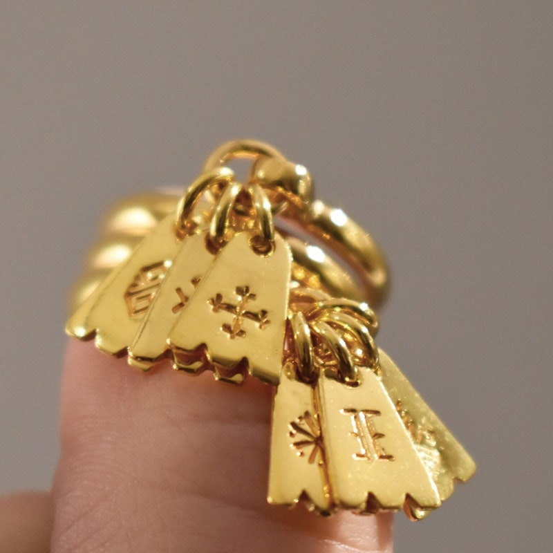 Dangle Charm Ring - Etsy