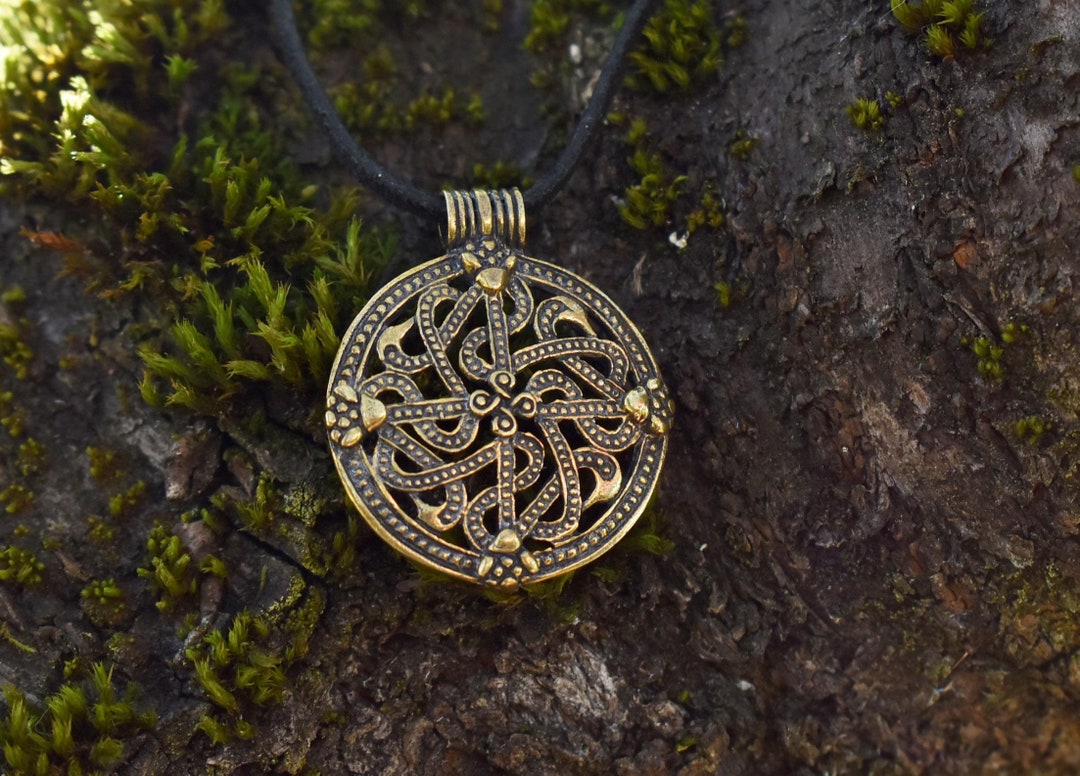 Middle-sized Detailed Viking Pendant, Replica of Finnish Necklace in ...