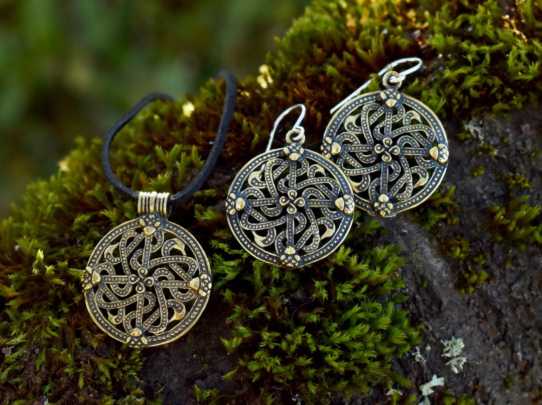 Scandinavian Borre Style Inspired Jewelry Set, 10th Century Viking ...