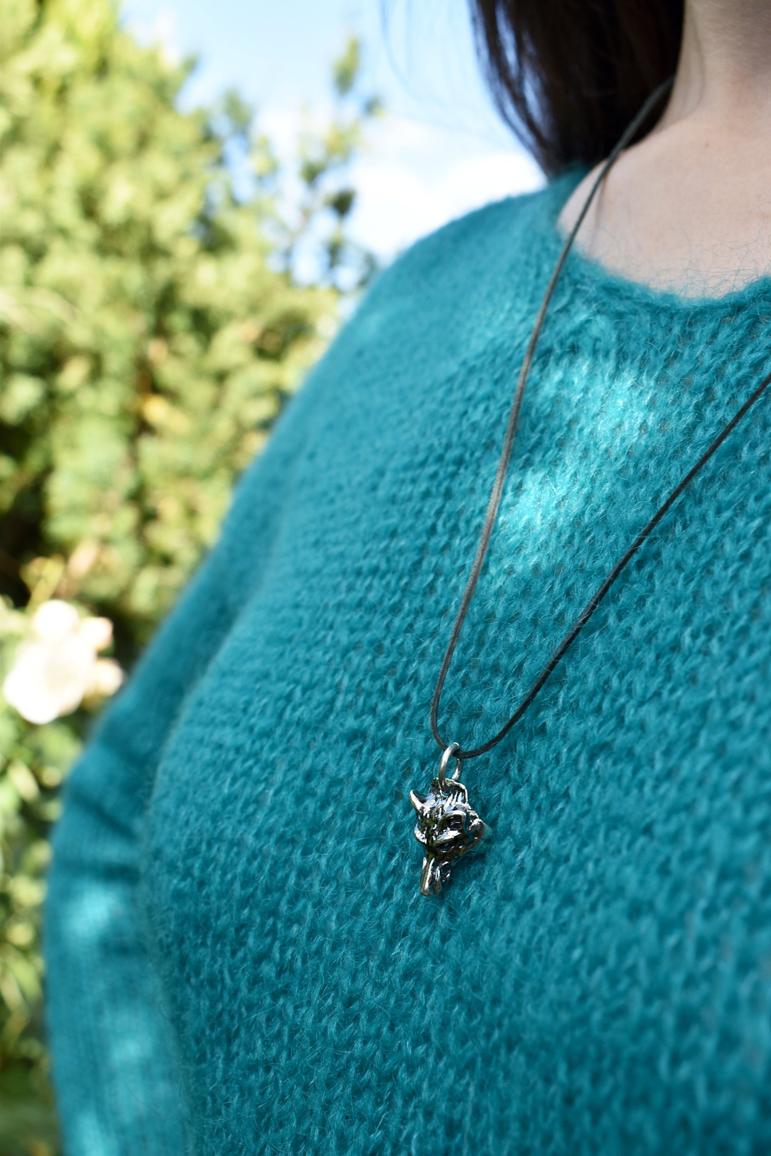 Wolf Head Necklace Pendant Norse Pagan Animal Jewelry - Etsy