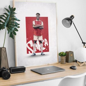 Bukayo Saka Arsenal Print - Etsy