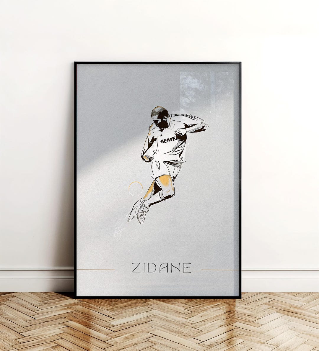 Zinedine Zidane Art Poster Print - Etsy