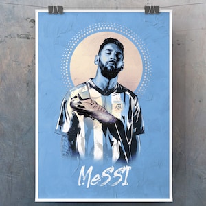 Messi Poster - Etsy