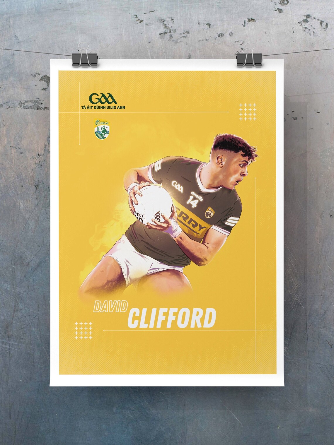David Clifford Kerry GAA Art Print - Etsy