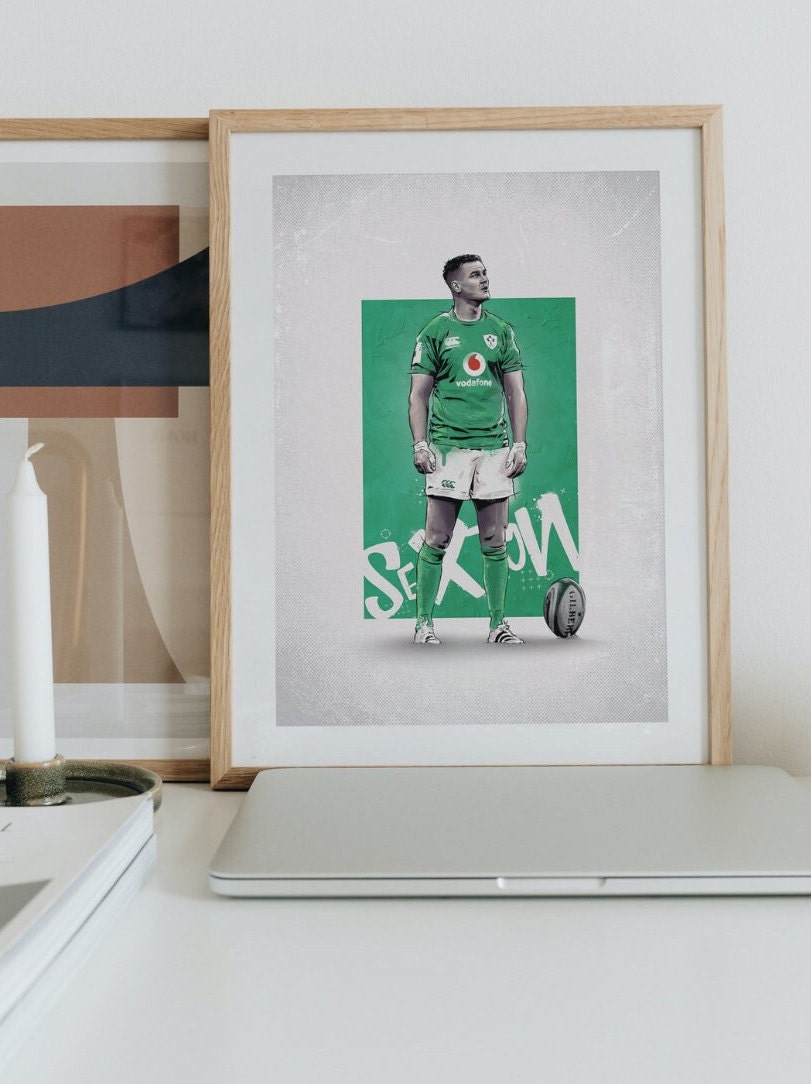 Johnny Sexton Ireland A4 Print - Etsy Ireland