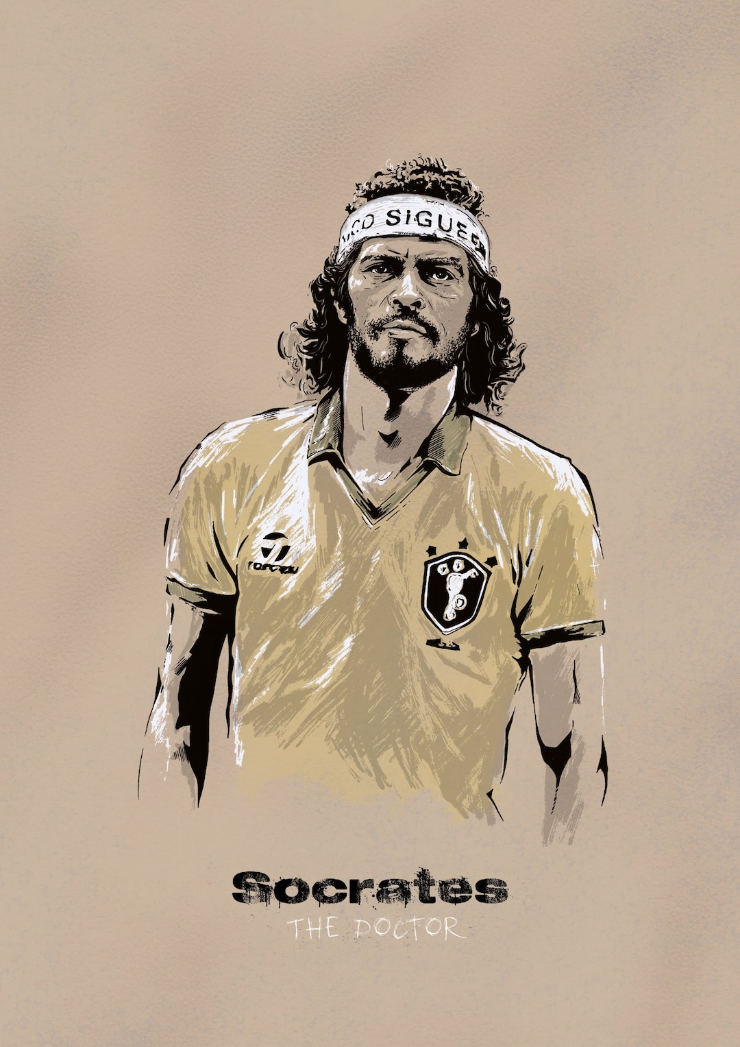 Brazil Socrates Art Print - Etsy