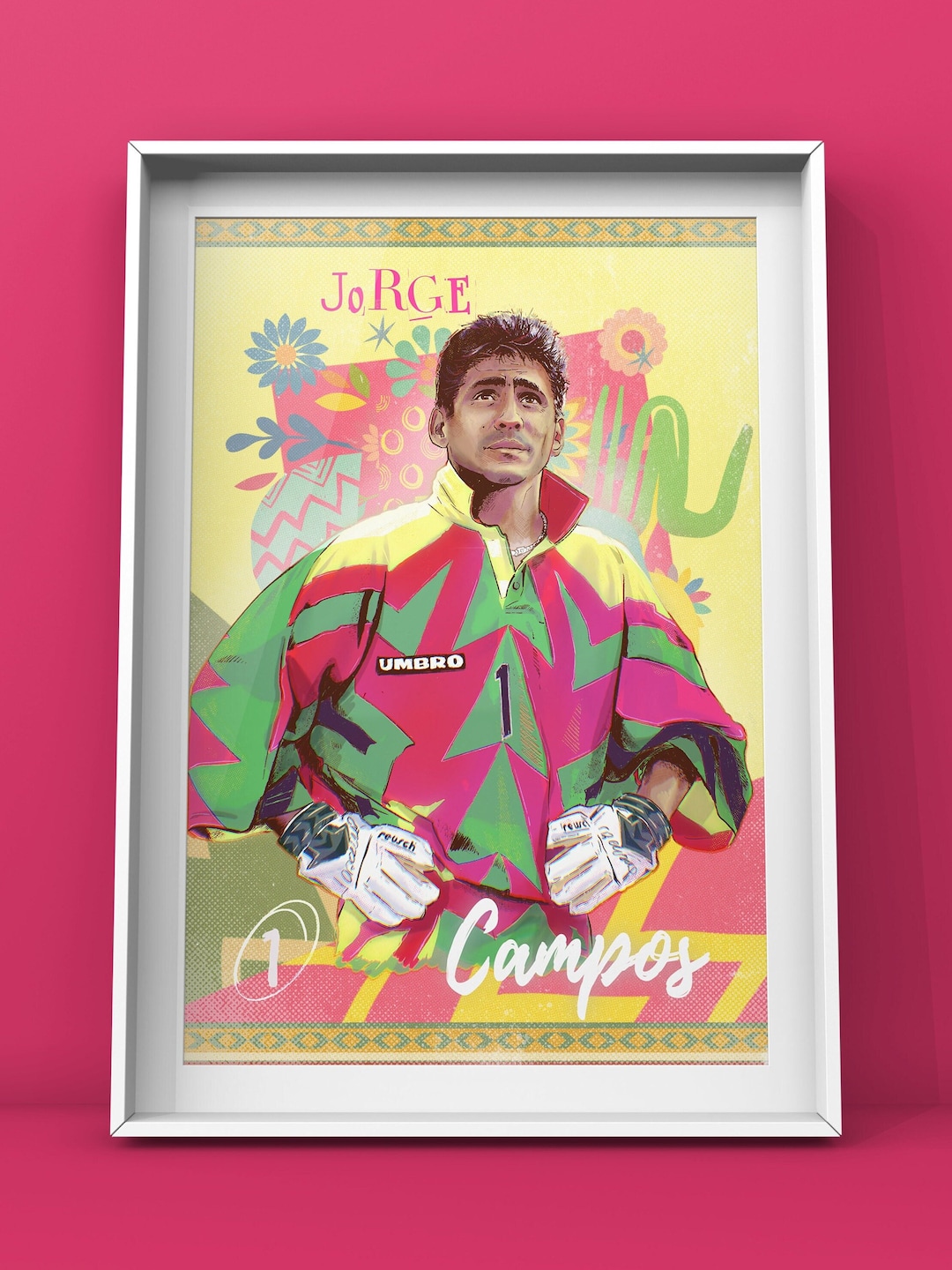 Jorge Campos Mexico Print - Etsy