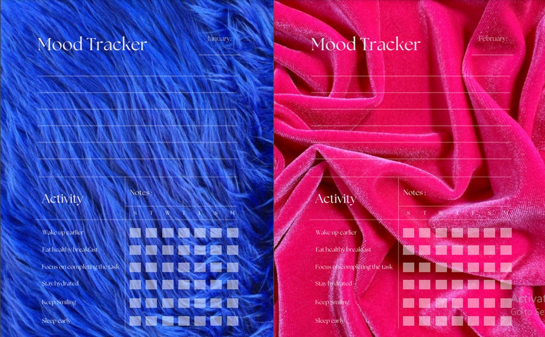 2022 Digital Mood Tracker | Goodnotes Calendar | iPad Calendar ...