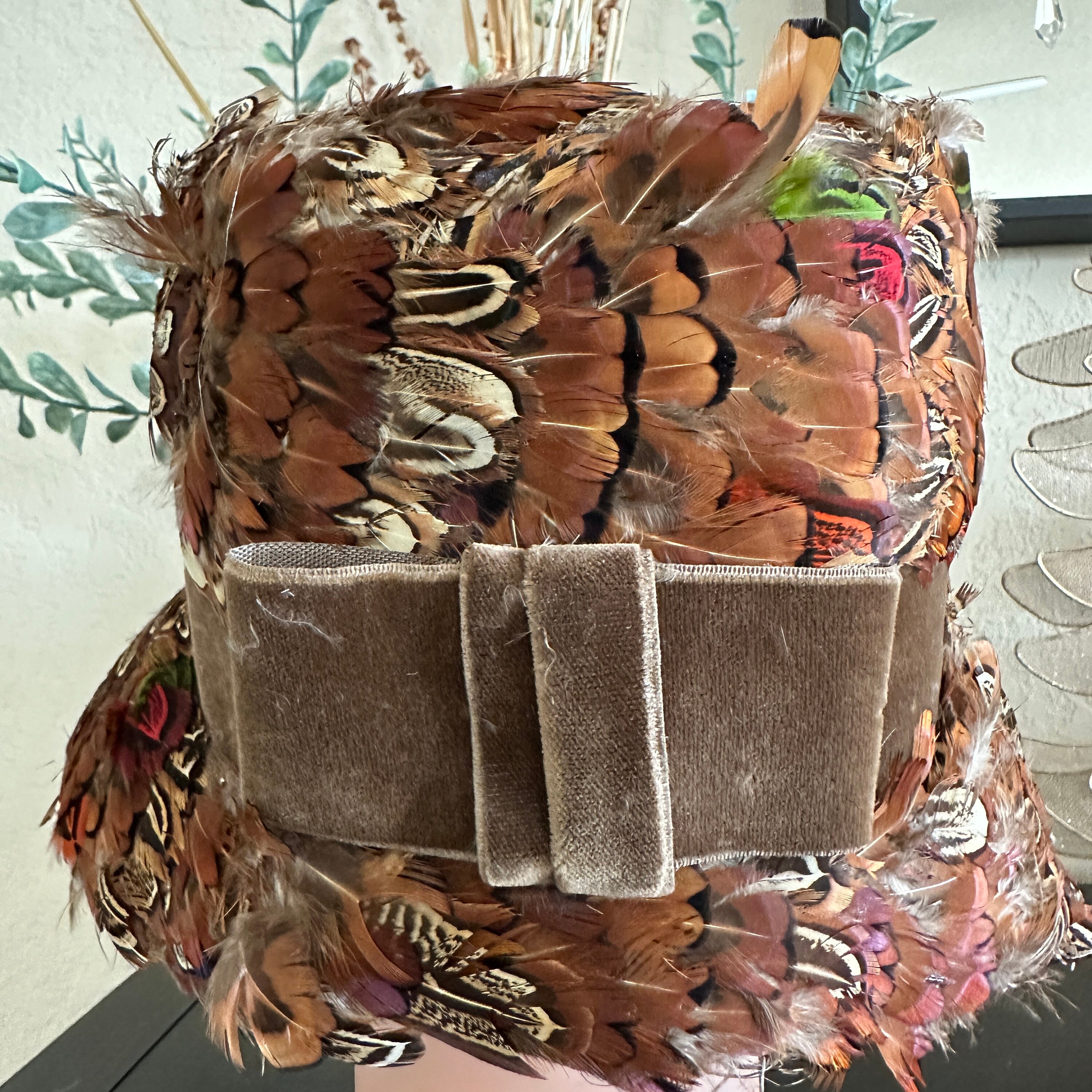 Vintage Peacock Feather Hat Pheasant Hat Union Made - Etsy