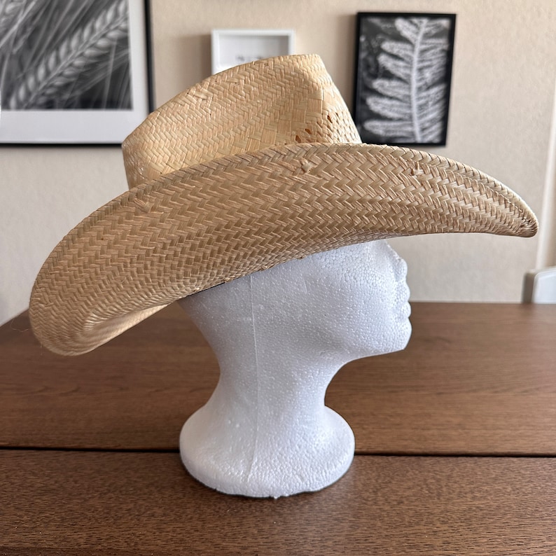 Vintage Cowboy Hat Genuine Poli Rope American Hat Co. - Etsy