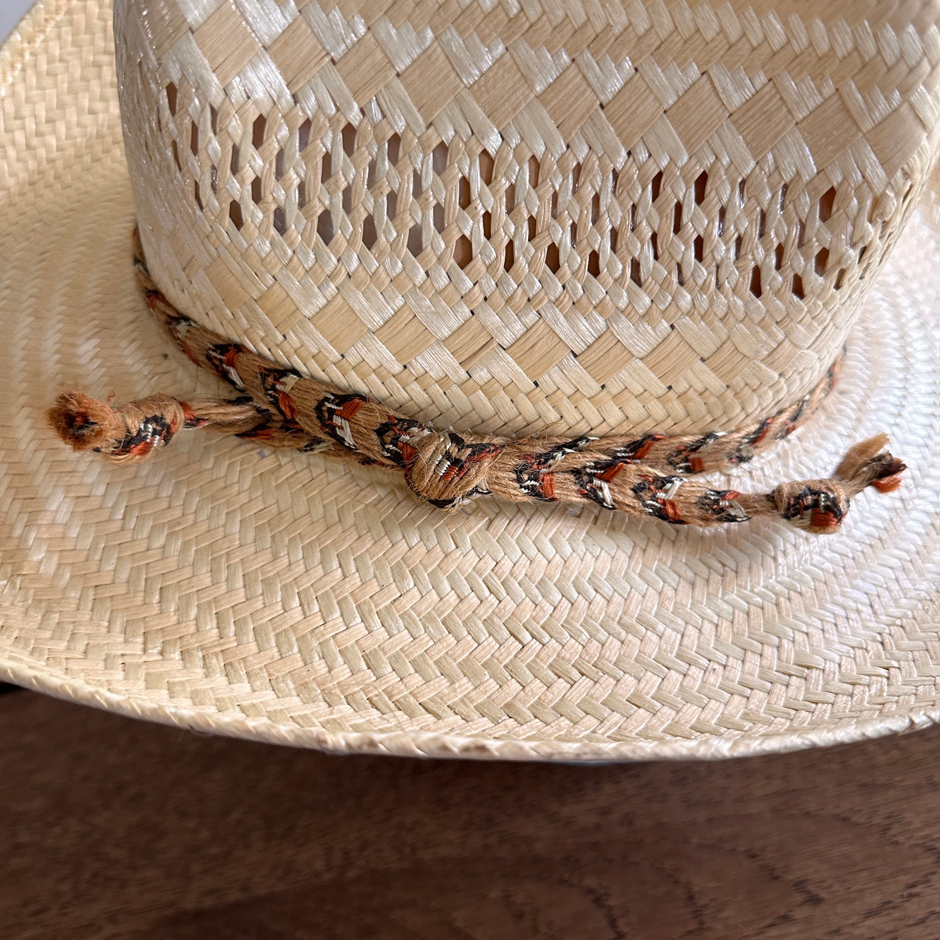 Vintage Cowboy Hat Genuine Poli Rope American Hat Co. - Etsy