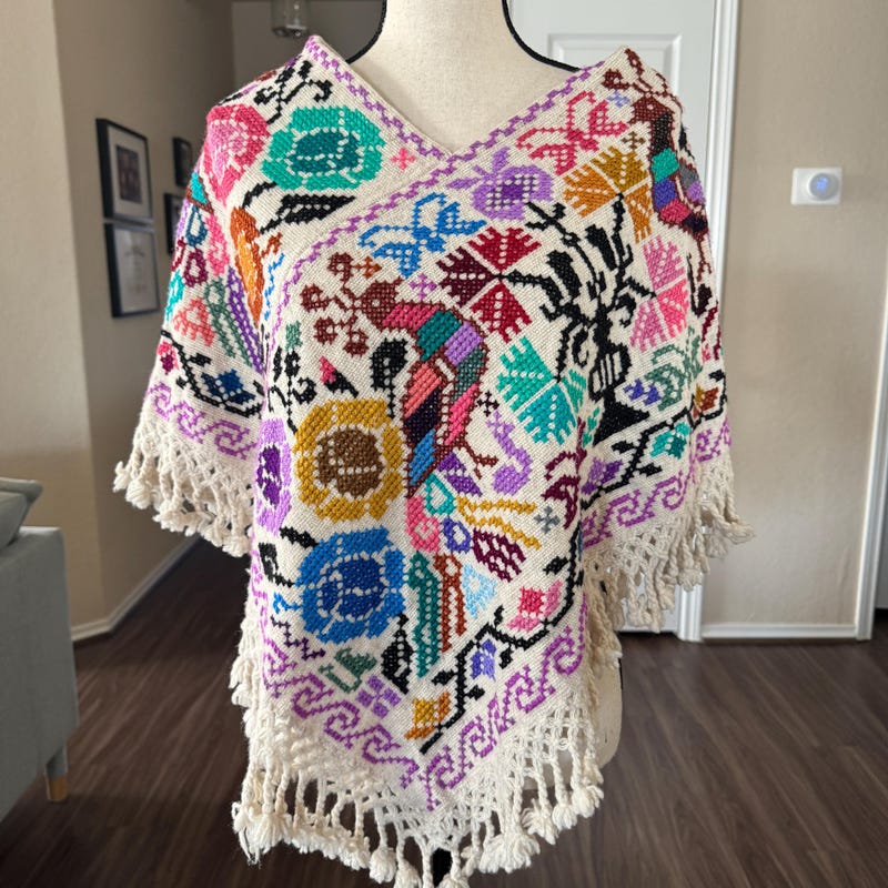 Ponchos Women Mexican - Etsy