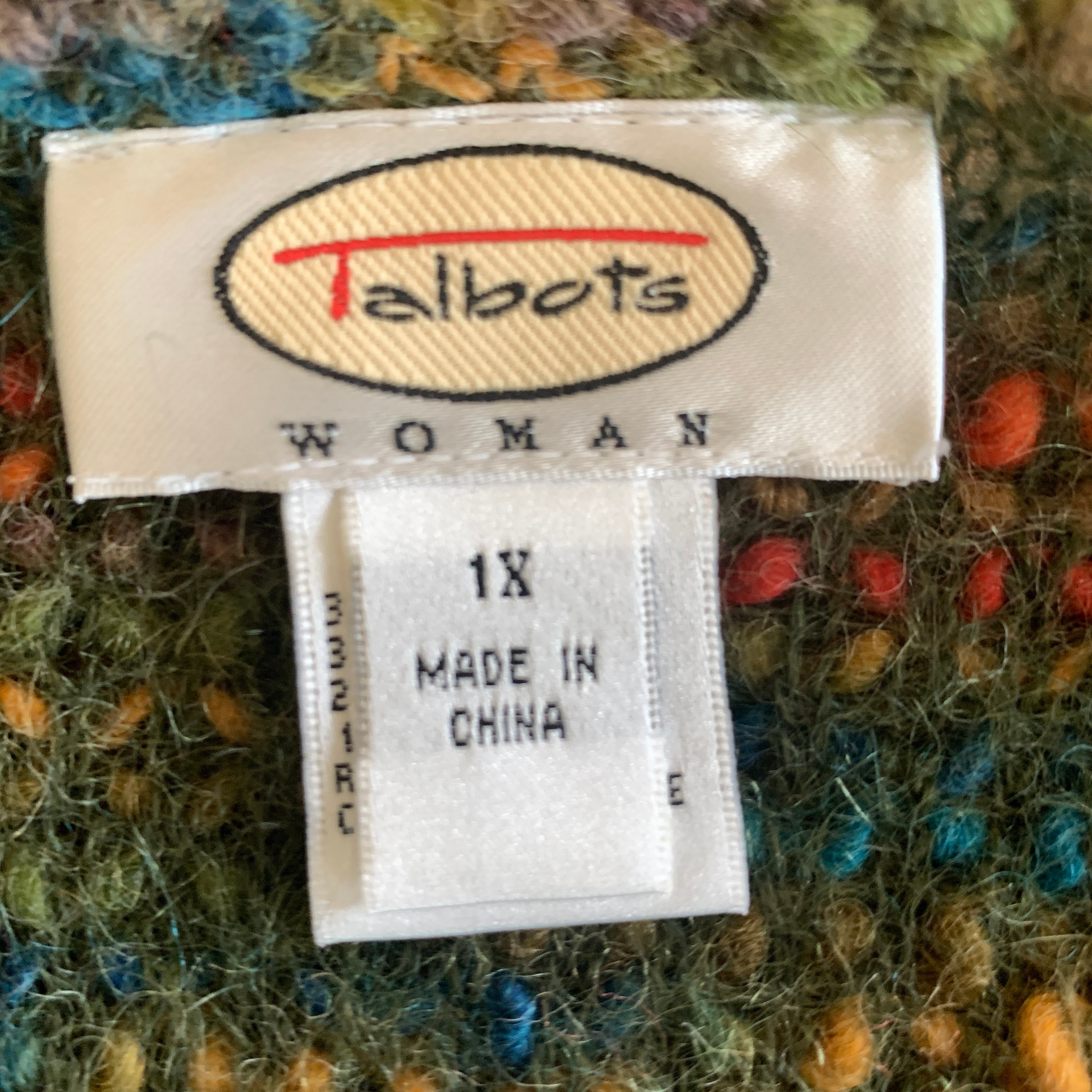 Vintage Talbots Blend Wool Mohair Jacket Colorful Cardigan - Etsy
