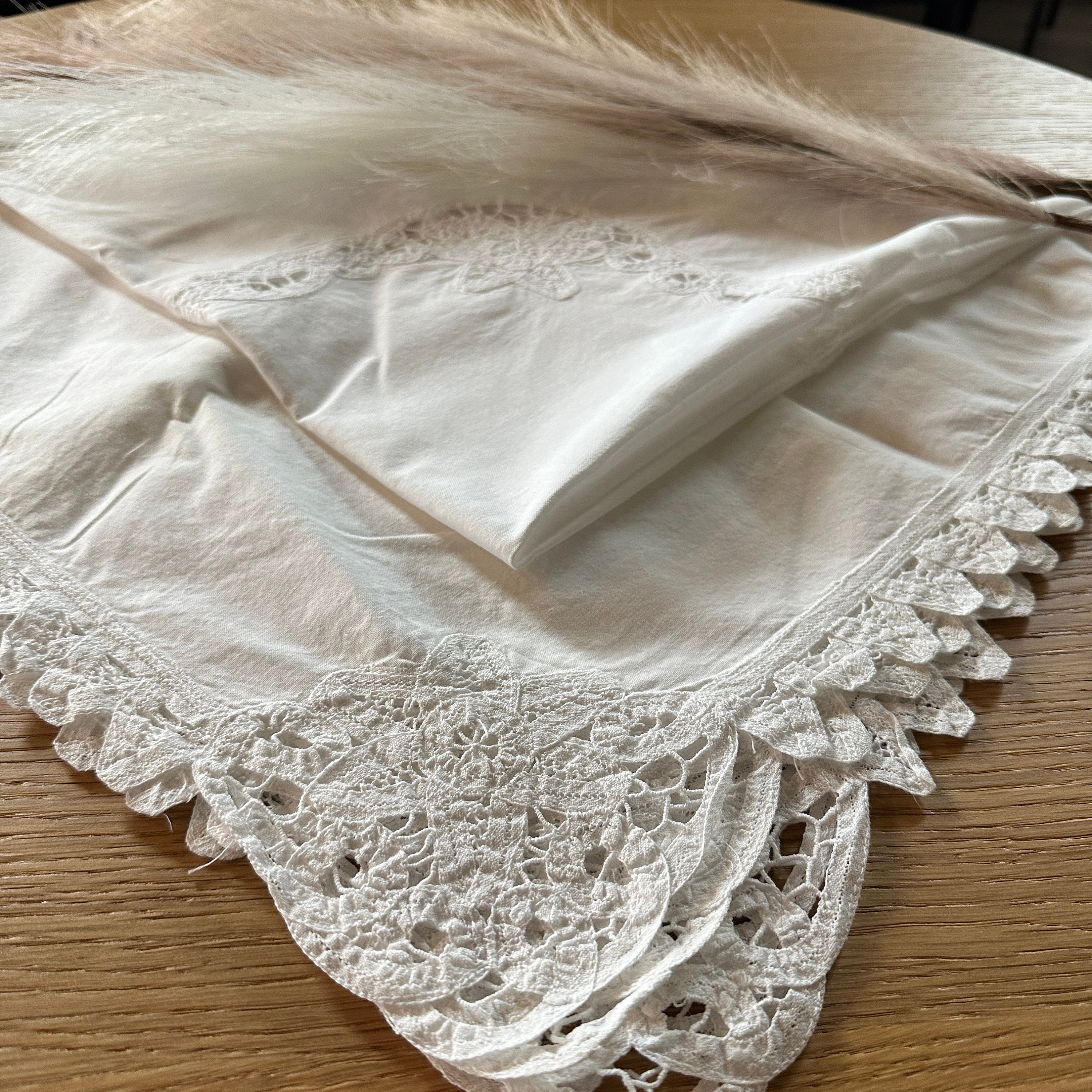 Battenburg Lace Tablecloth,square Tablecloth,white Linen - Etsy