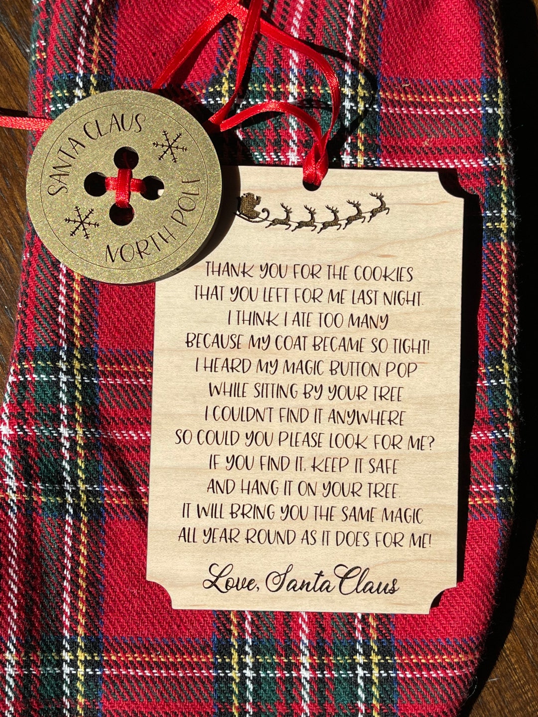 Santa’s Magic Button - Etsy