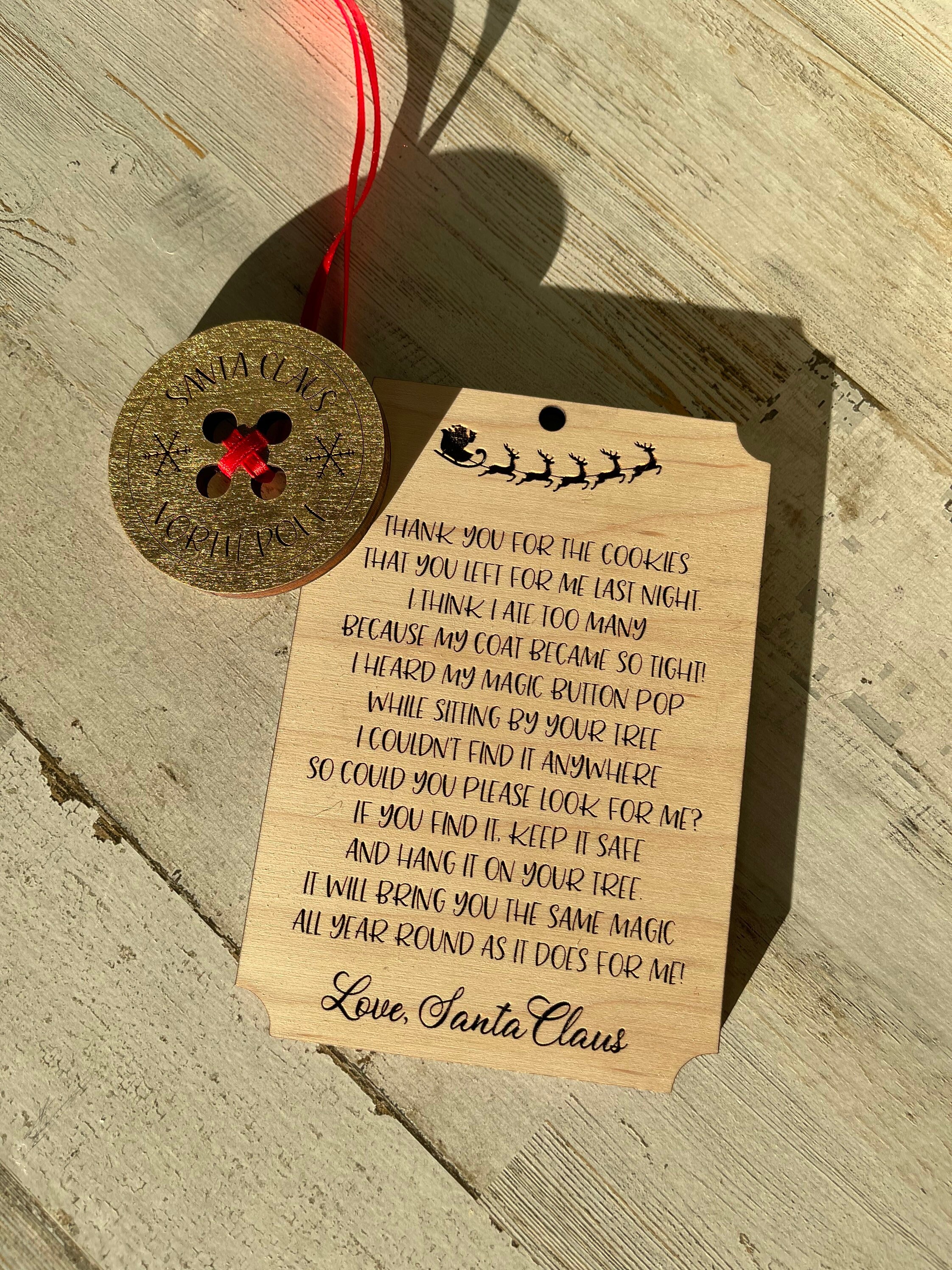 Santa’s Magic Button - Etsy